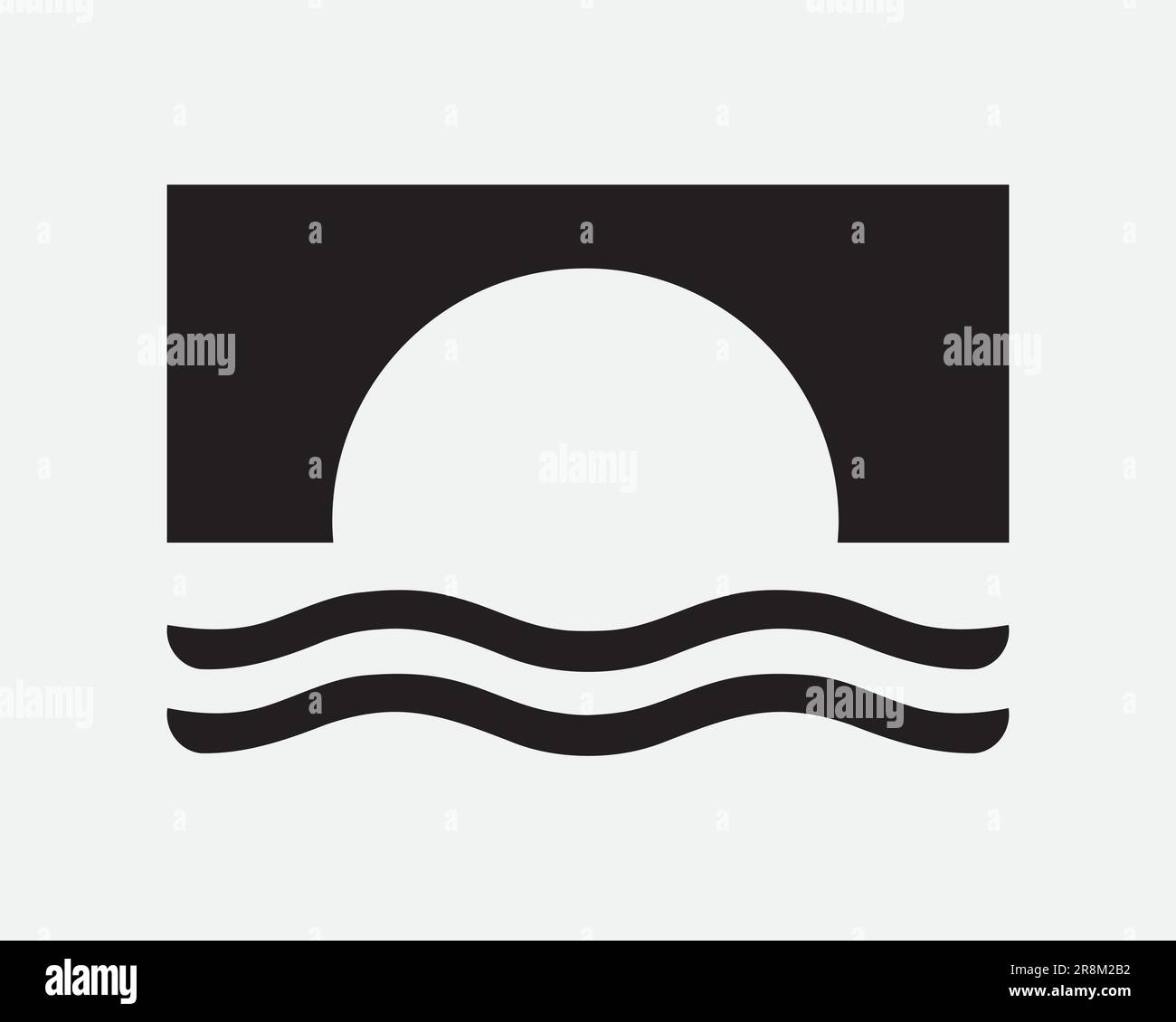 Ponte con acqua icona. Arch architettura struttura Pillar River Road di ...