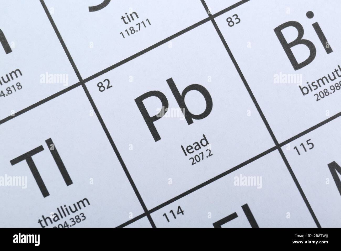 Tabla periodica de los elementos quimicos immagini e fotografie stock ...