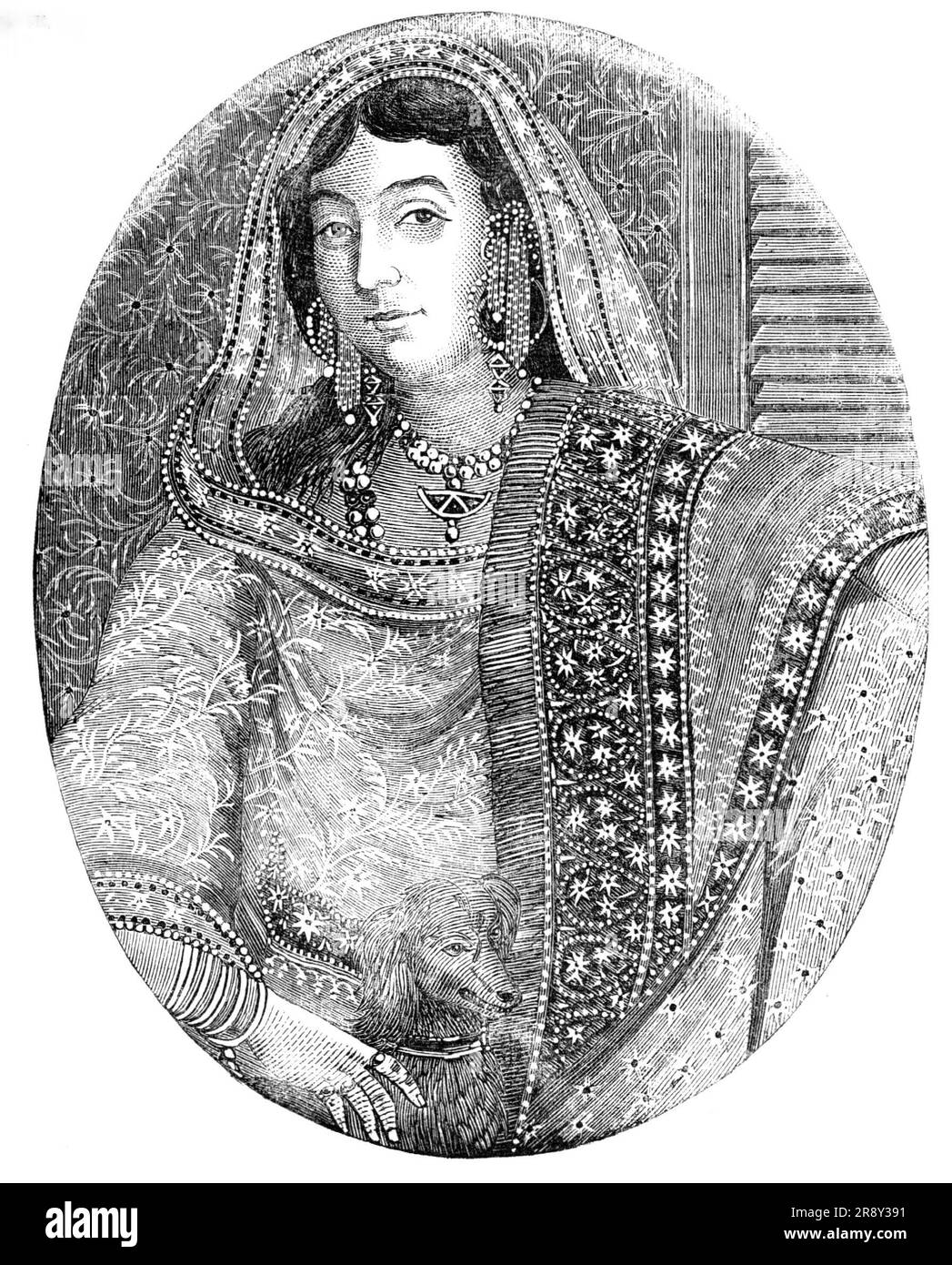 La Regina di Nepaul, 1857 anni. "La Regina del compianto Rajah era la ...