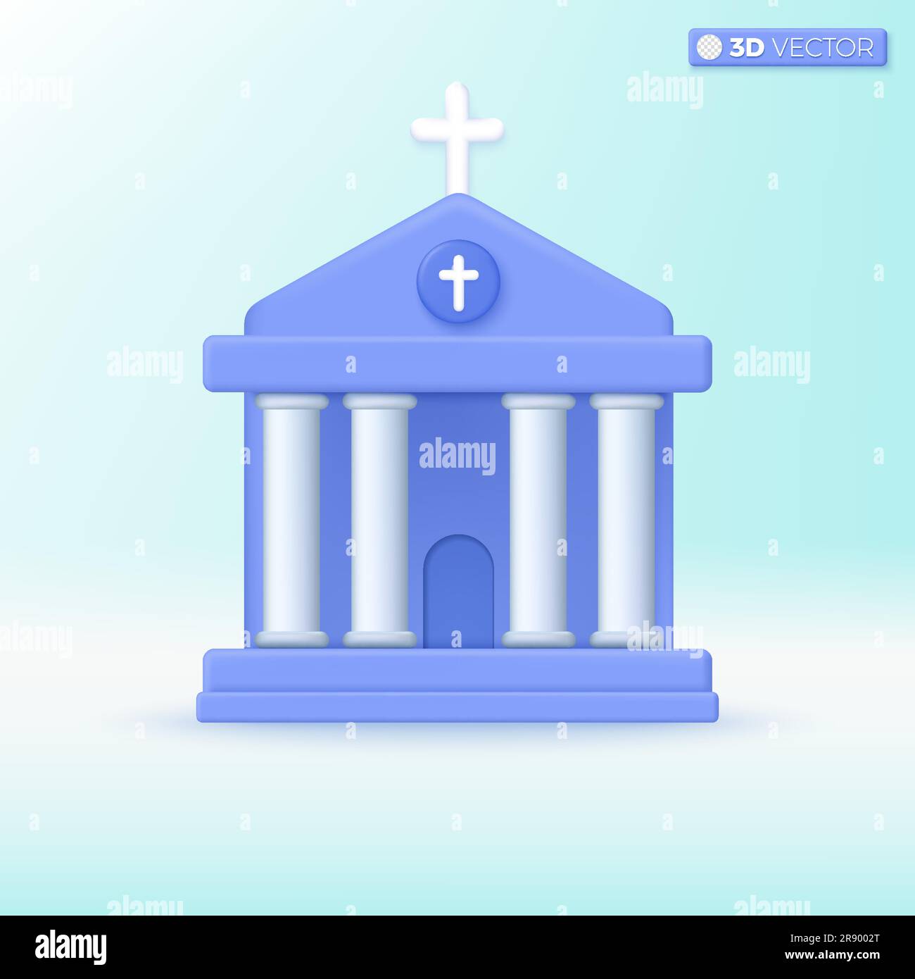 Roman chiesa Immagini Vettoriali Stock - Alamy