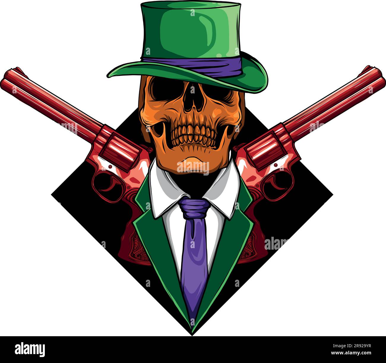 Scheletro Mafioso 53 Mafia Background High Res Illustrations Getty