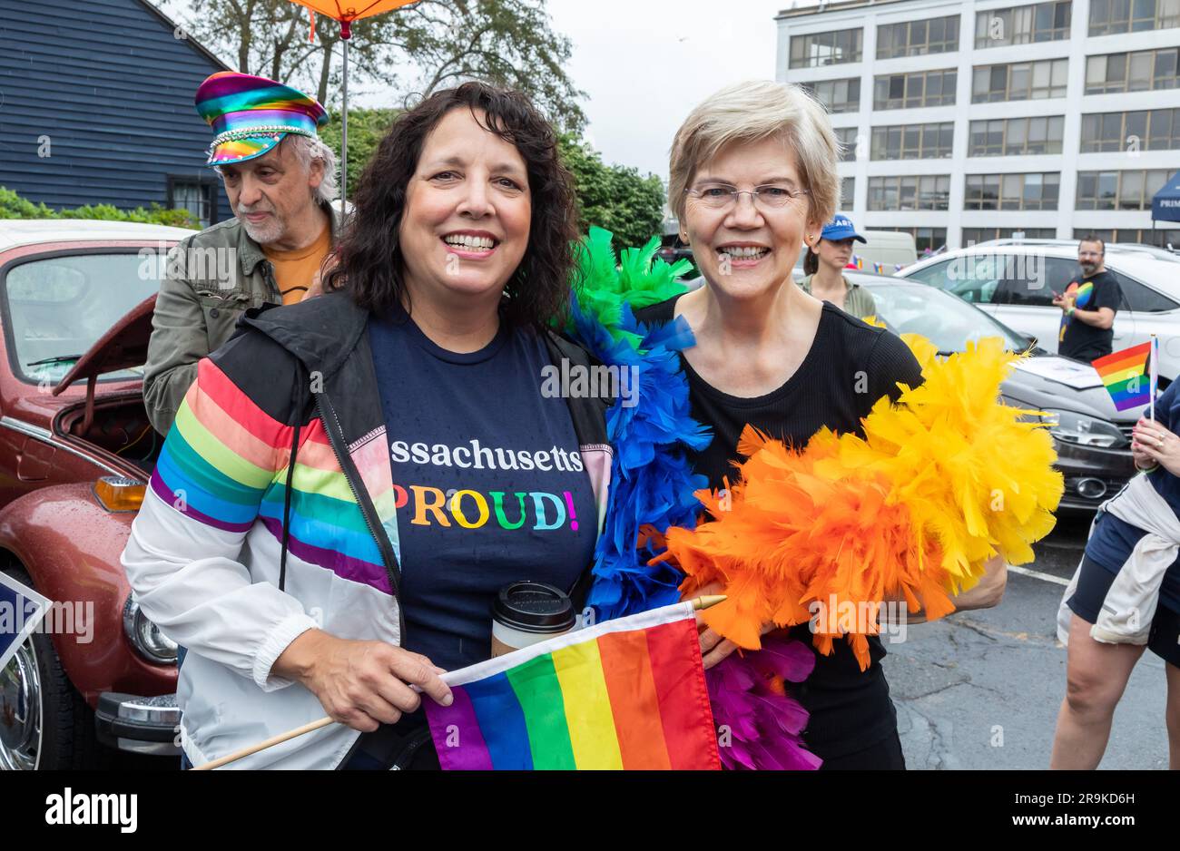 24 giugno 2023. Salem, ma. La senatrice DEGLI STATI UNITI Elizabeth ...