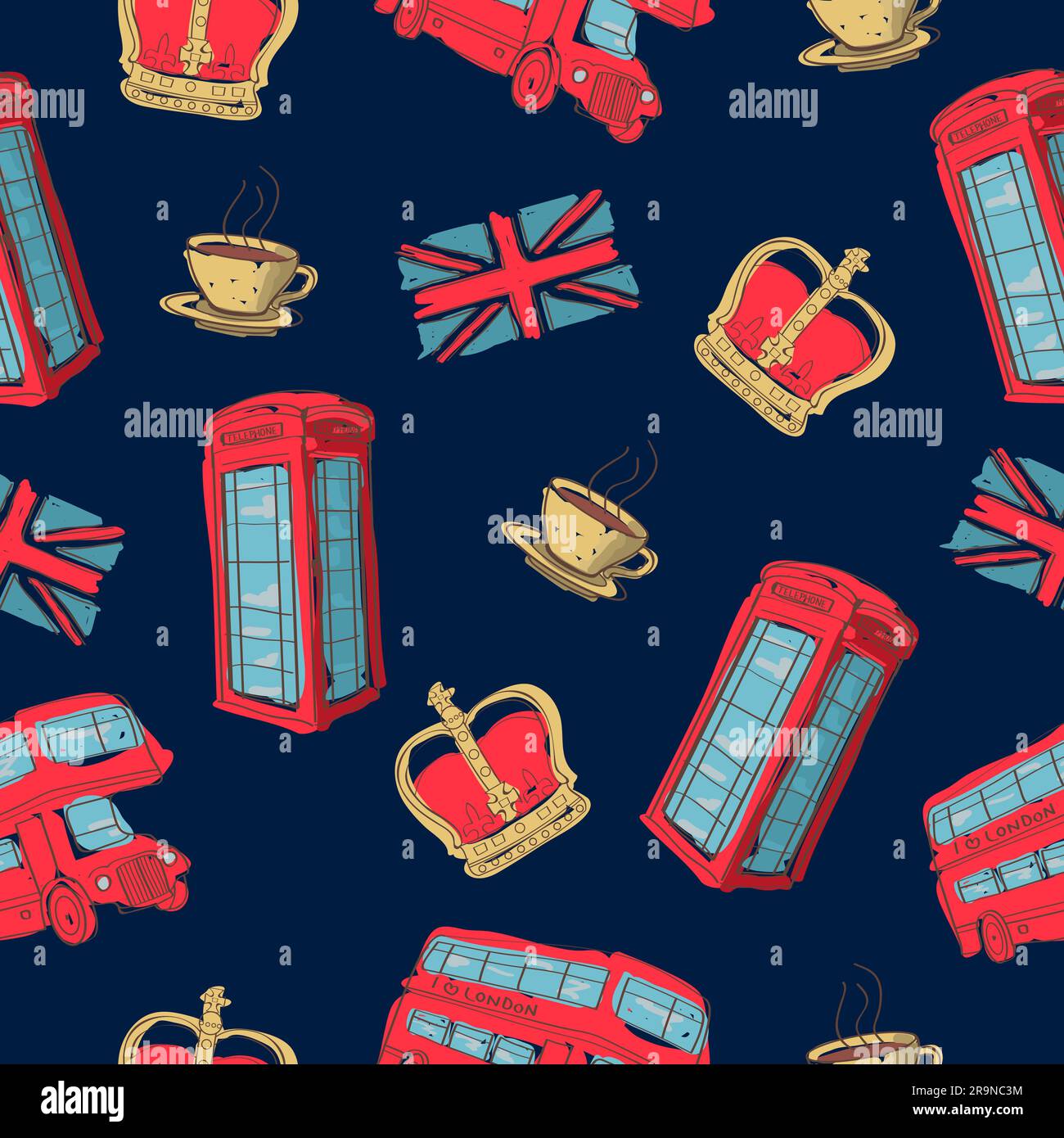 Simboli di londra Immagini Vettoriali Stock - Alamy