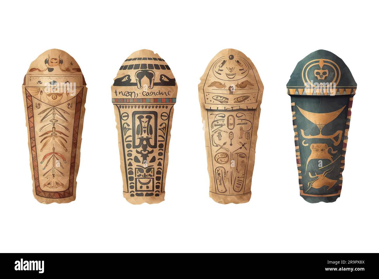 Pannello della bara Immagini Vettoriali Stock - Alamy