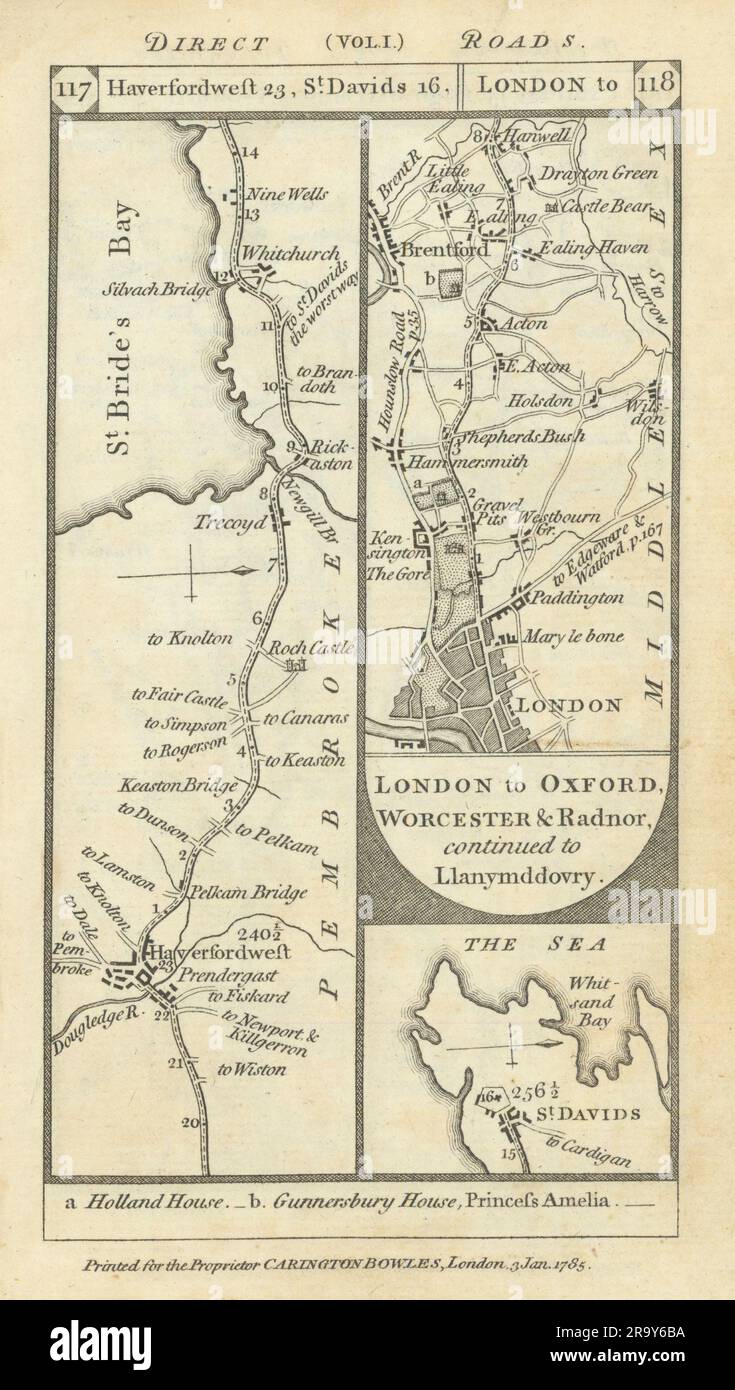 Mappa di haverfordwest immagini e fotografie stock ad alta risoluzione ...