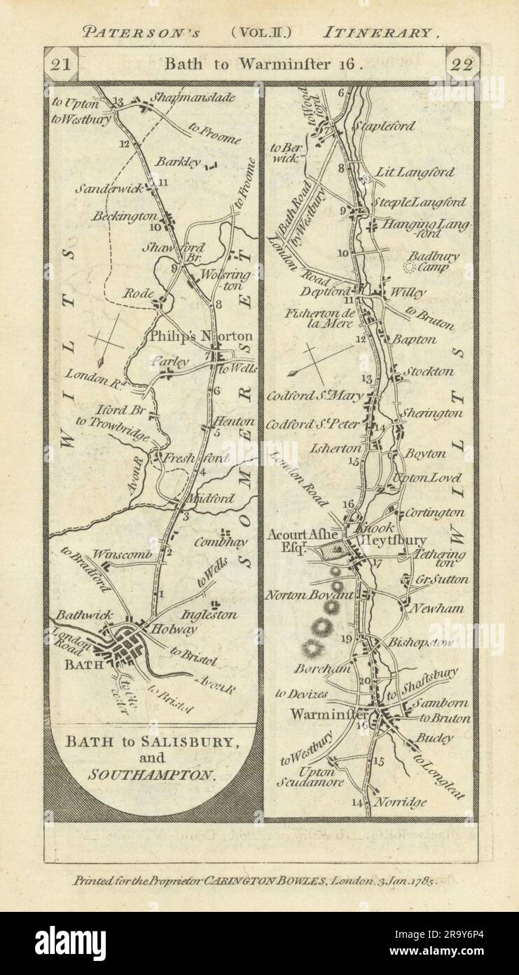 Mappa di warminster immagini e fotografie stock ad alta risoluzione - Alamy