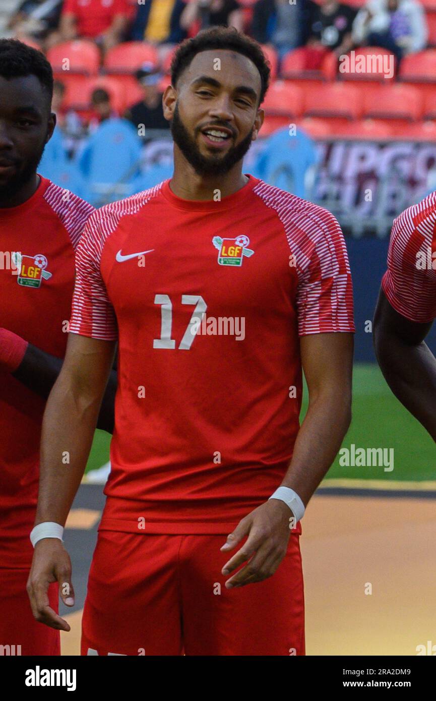 Toronto, ONTARIO, Canada - 27 giugno 2023: Anthony Baron #17 durante la ...