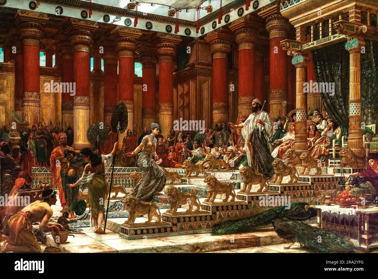 Re salomone e la regina di saba immagini e fotografie stock ad alta ...