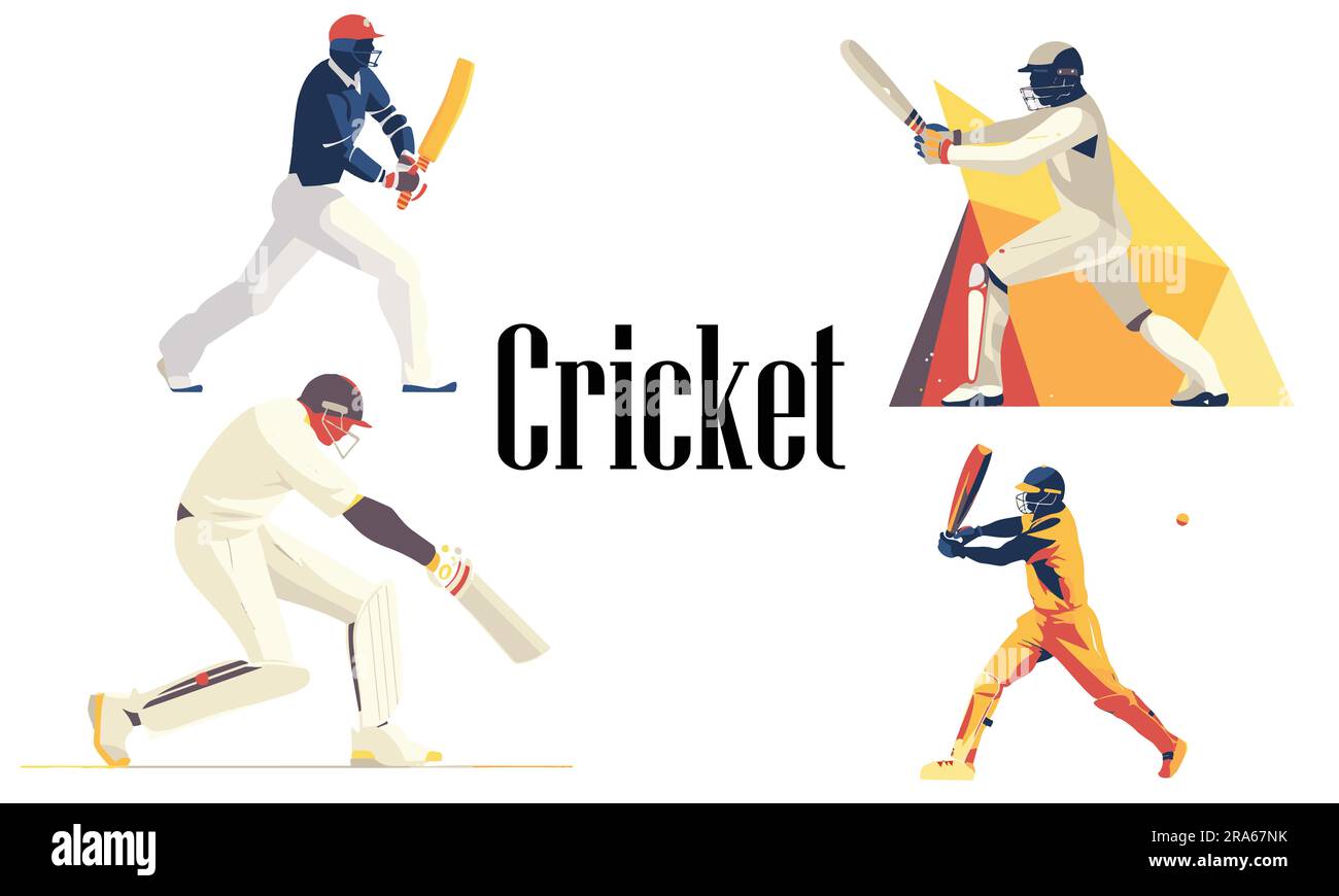 Cricket para niños Immagini Vettoriali Stock - Alamy