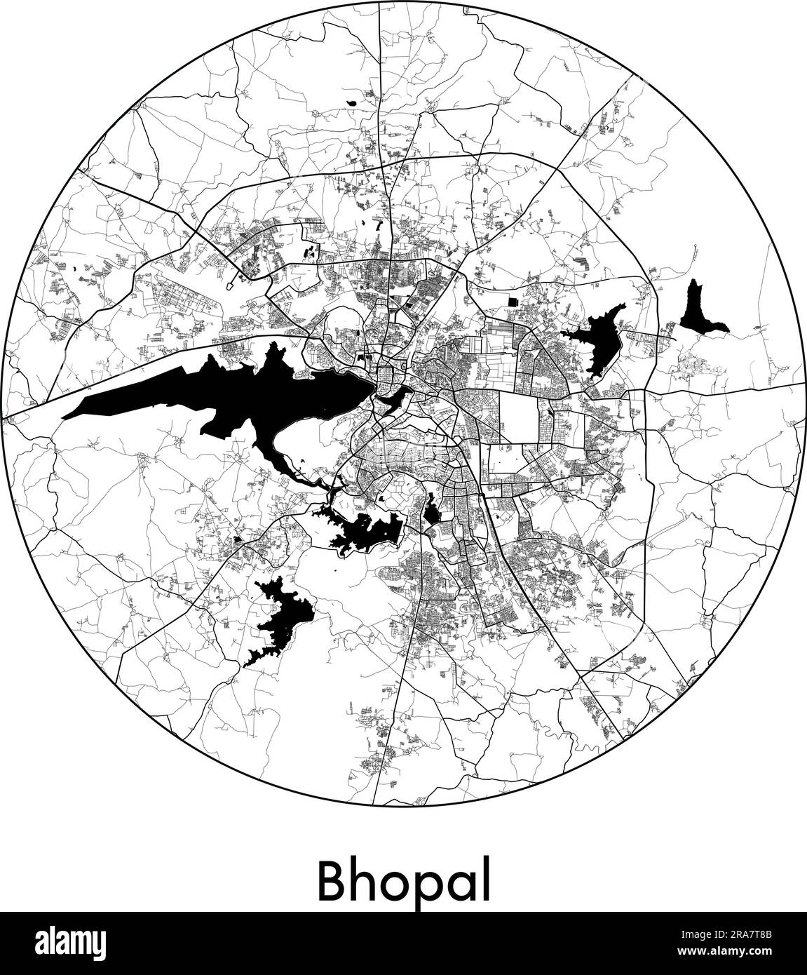 Mappa di bhopal immagini e fotografie stock ad alta risoluzione - Alamy