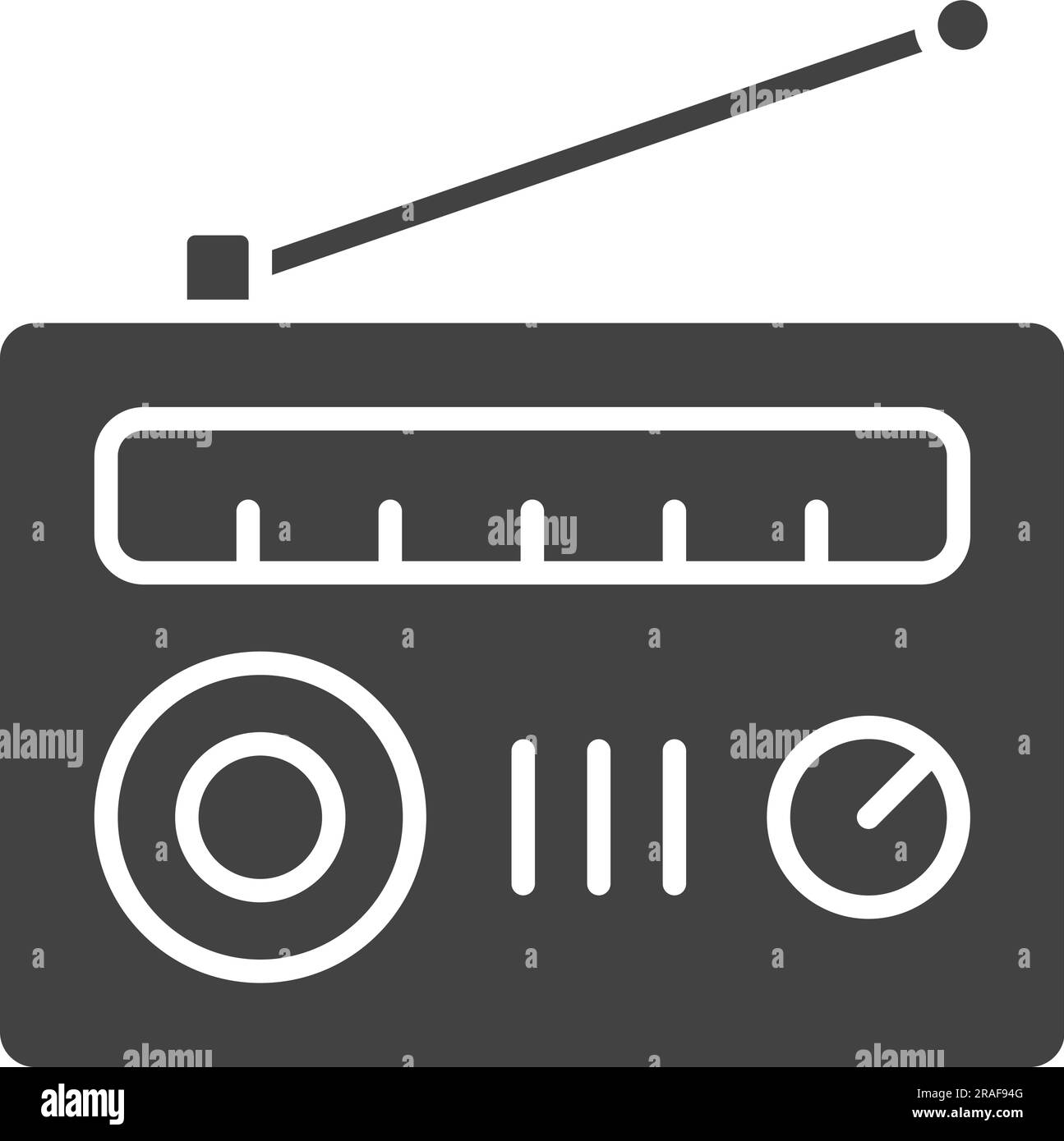 Radio icon Foto e Immagini Stock in Bianco e Nero - Alamy