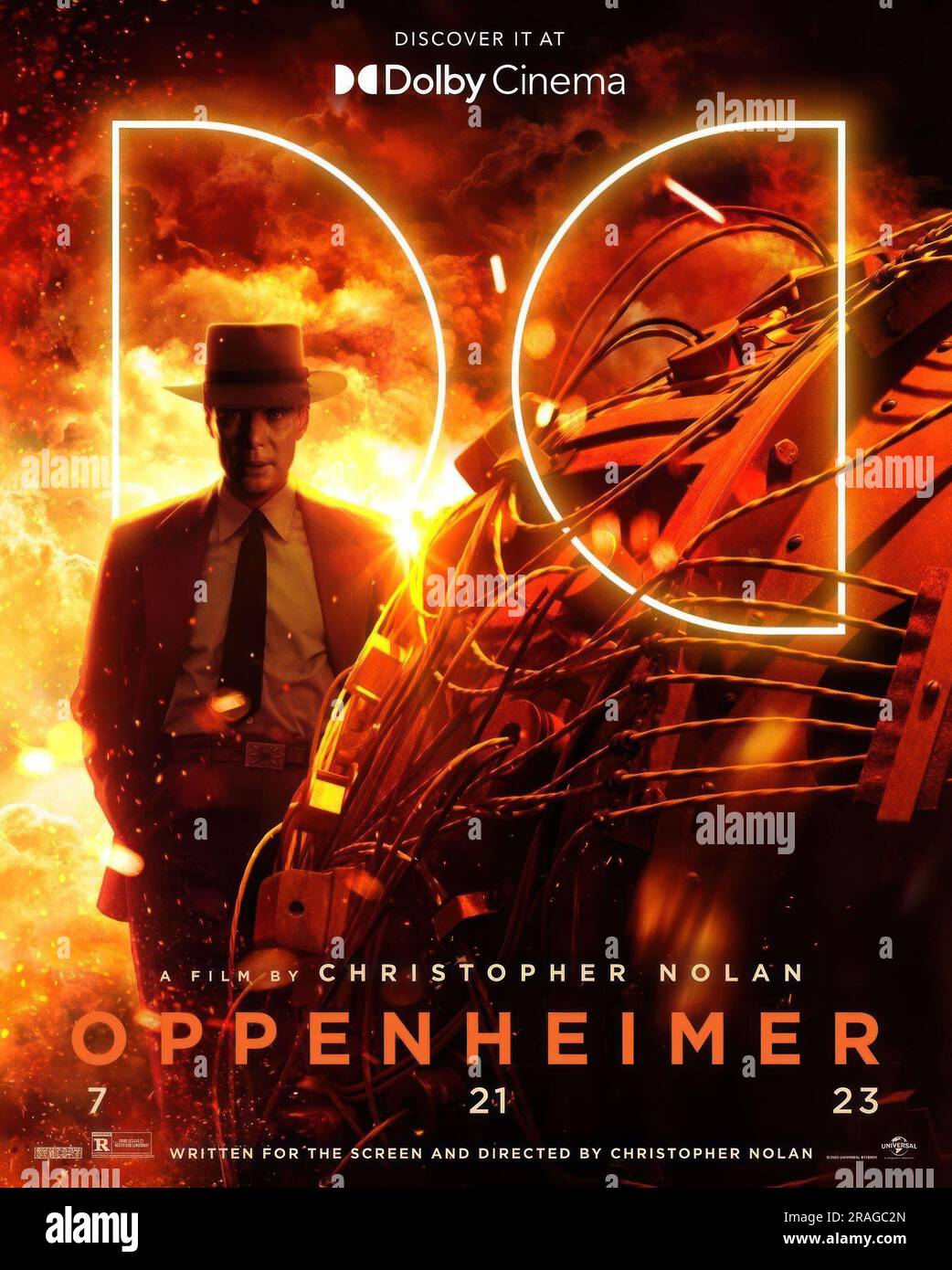 OPPENHEIMER, US Dolby Cinema poster, Cillian Murphy nel ruolo di J ...