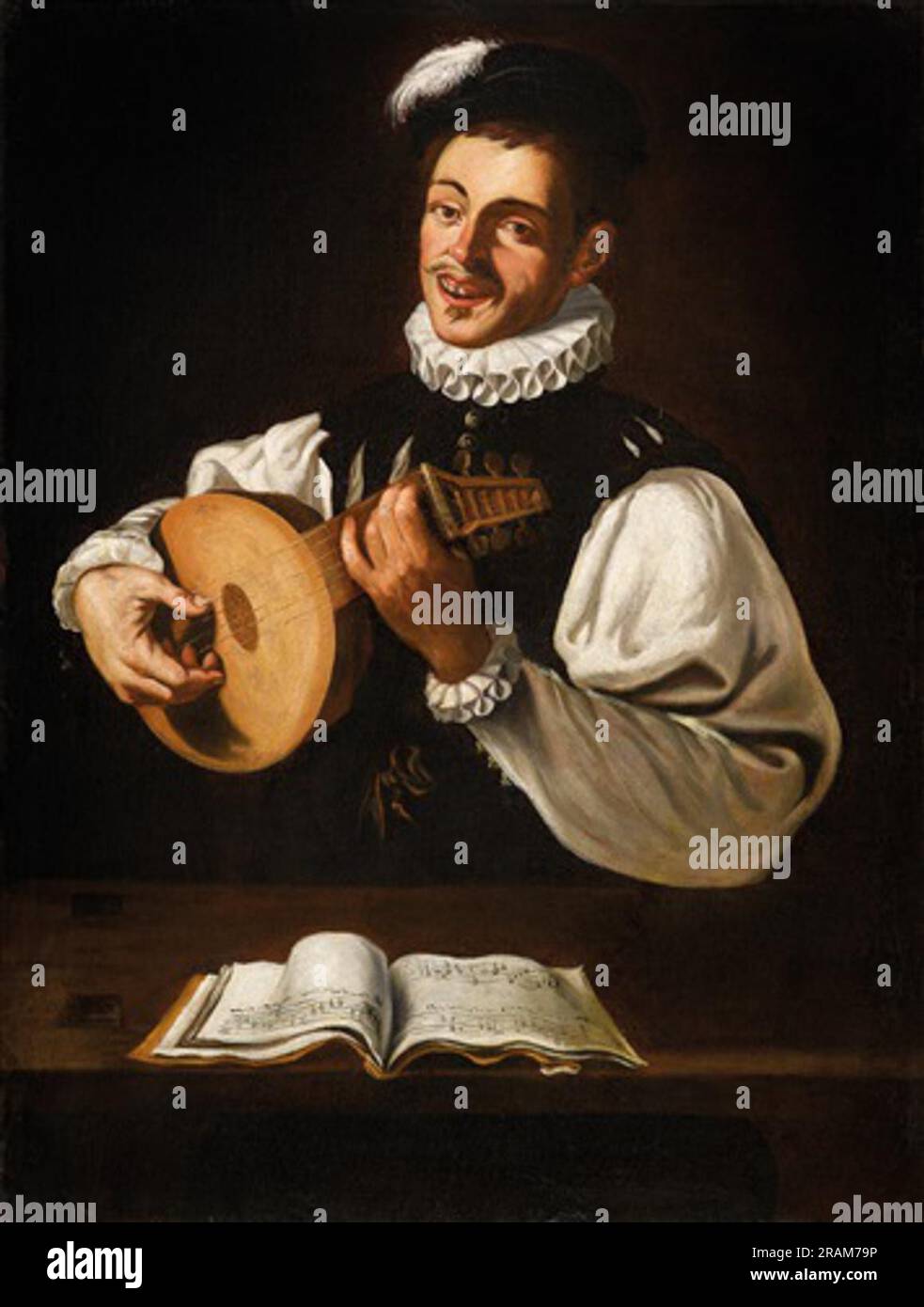 Con un suonatore di liuto immagini e fotografie stock ad alta ...