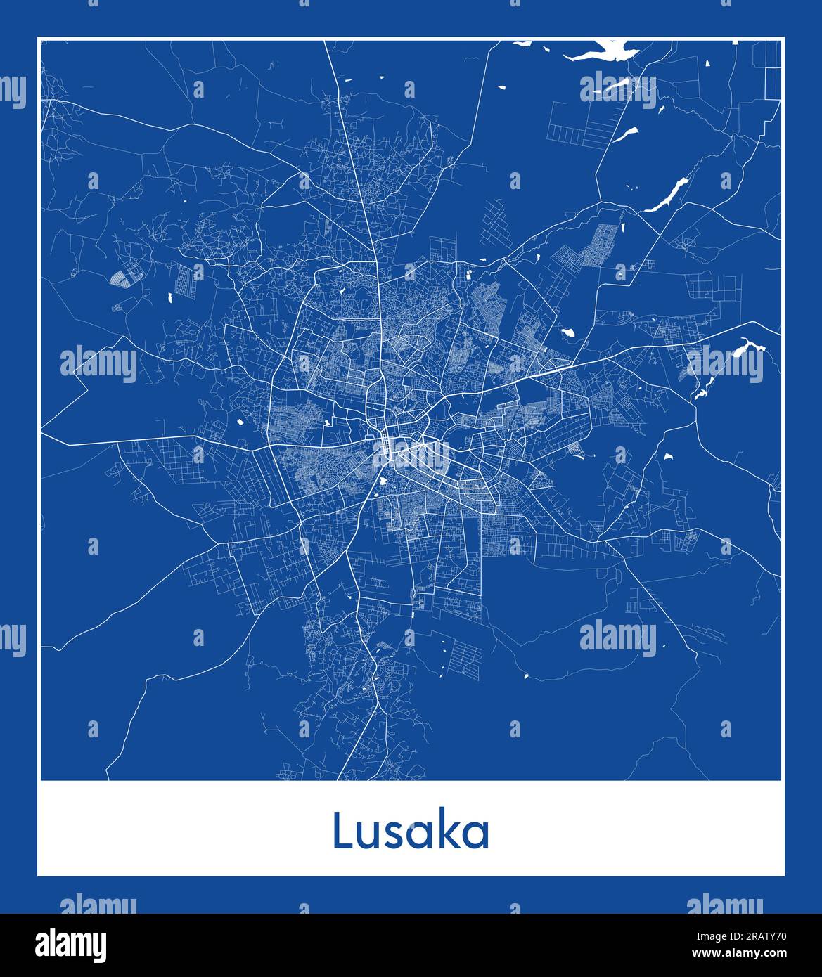 Mappa topografica dello zambia Immagini Vettoriali Stock - Alamy