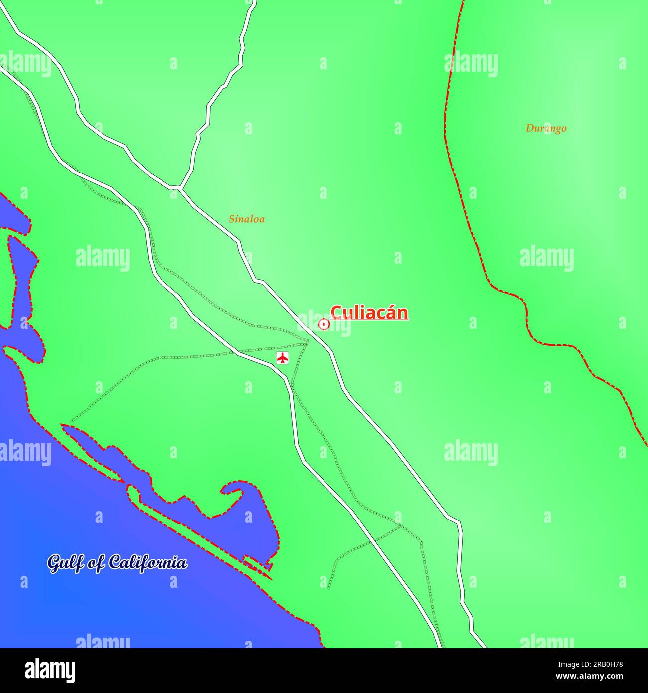 Culiacan messico mappa immagini e fotografie stock ad alta risoluzione ...
