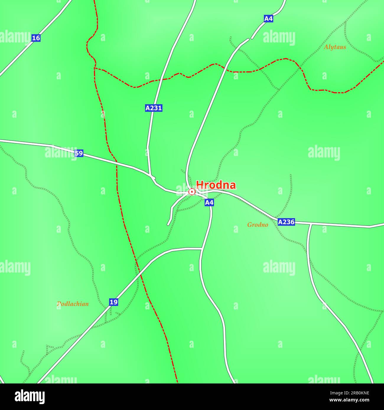 Mappa di hrodna immagini e fotografie stock ad alta risoluzione - Alamy