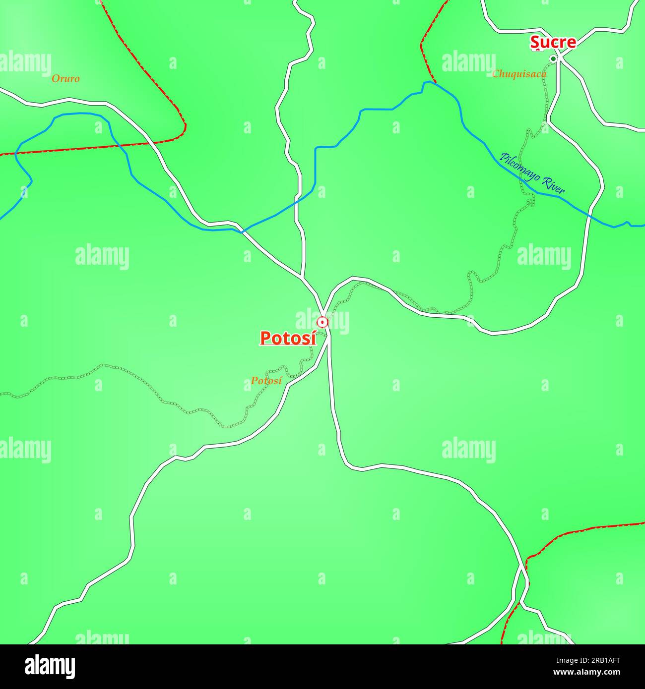 Potosi map immagini e fotografie stock ad alta risoluzione - Alamy