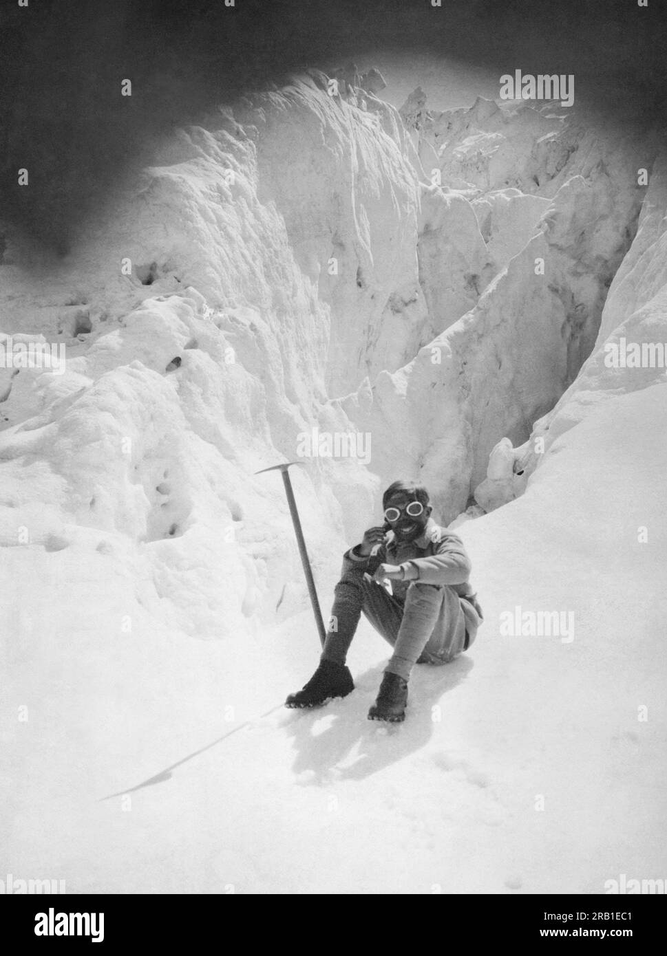 Alpi: c. 1929 un'incredibile scalata è stata compiuta da Fernand ...