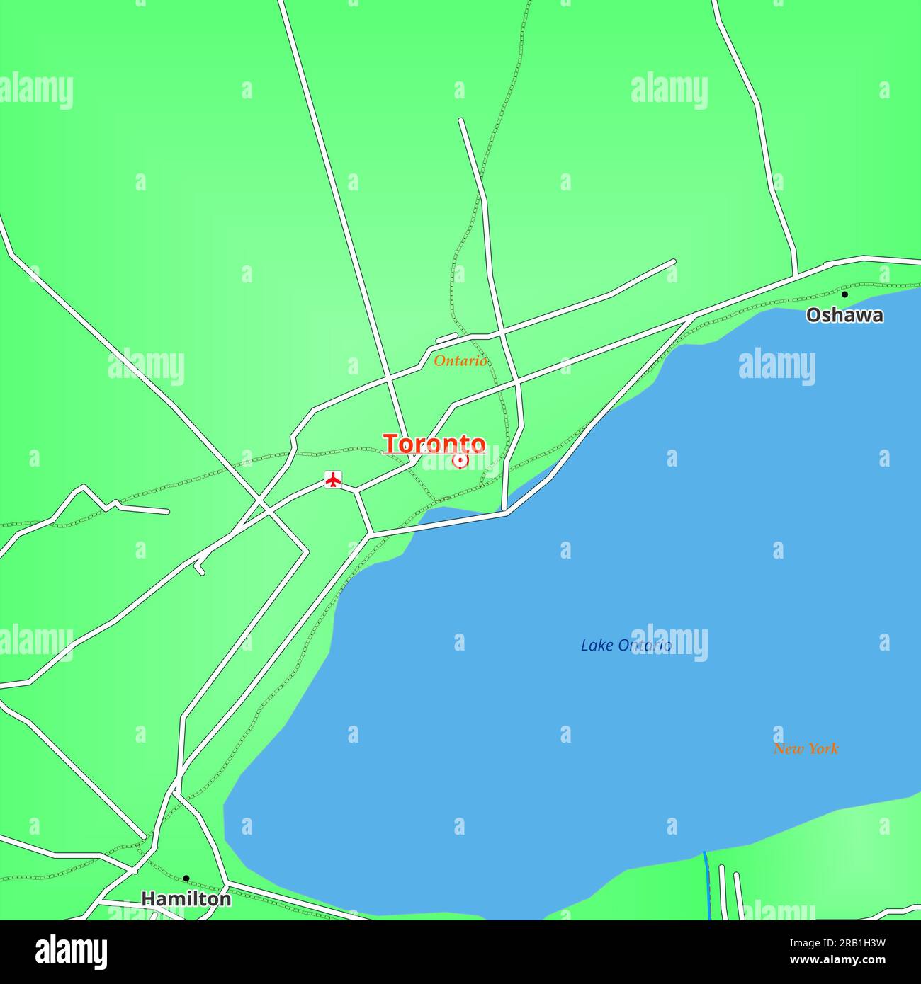 Map of toronto immagini e fotografie stock ad alta risoluzione - Alamy