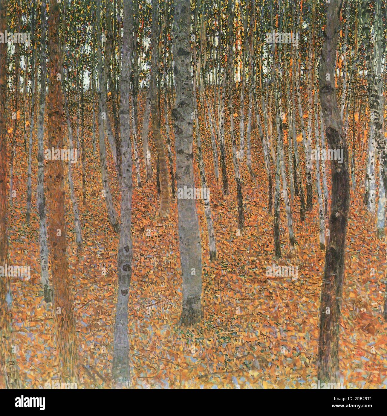 Beech grove i by gustav klimt immagini e fotografie stock ad alta ...