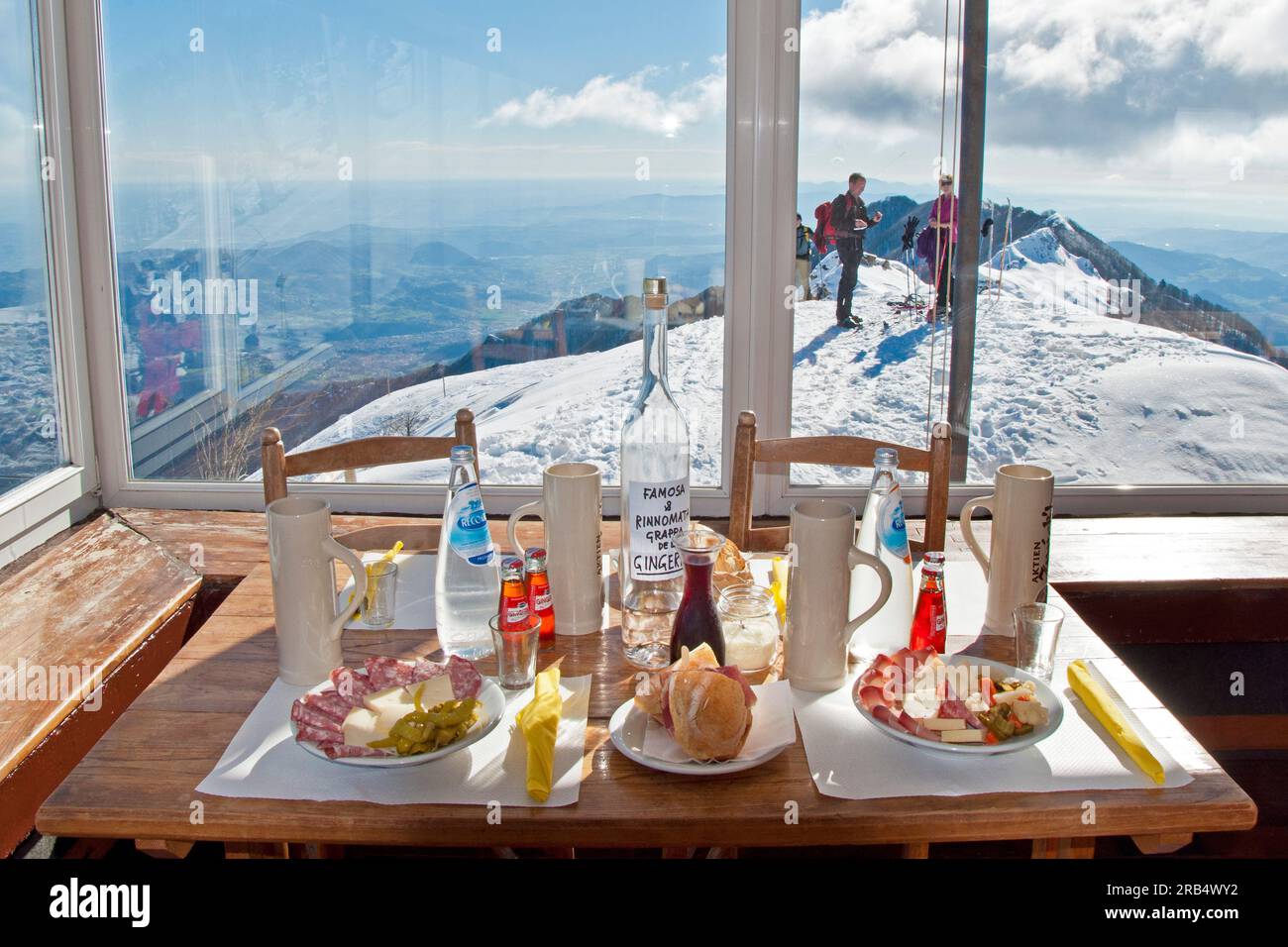 Rifugio Gingerino. recoaro mille. Italia Foto stock - Alamy