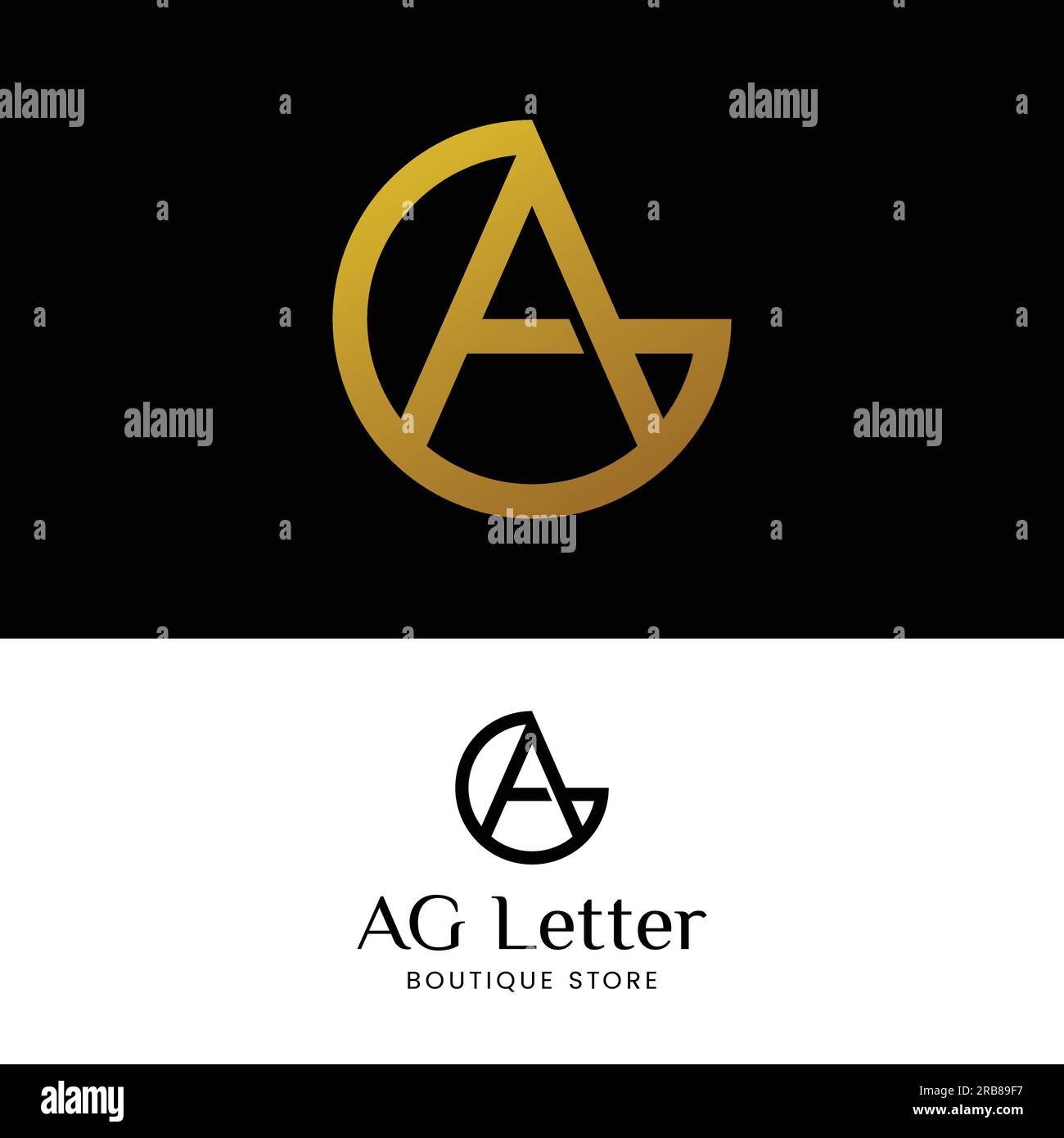 Logo lettera ga immagini e fotografie stock ad alta risoluzione - Alamy