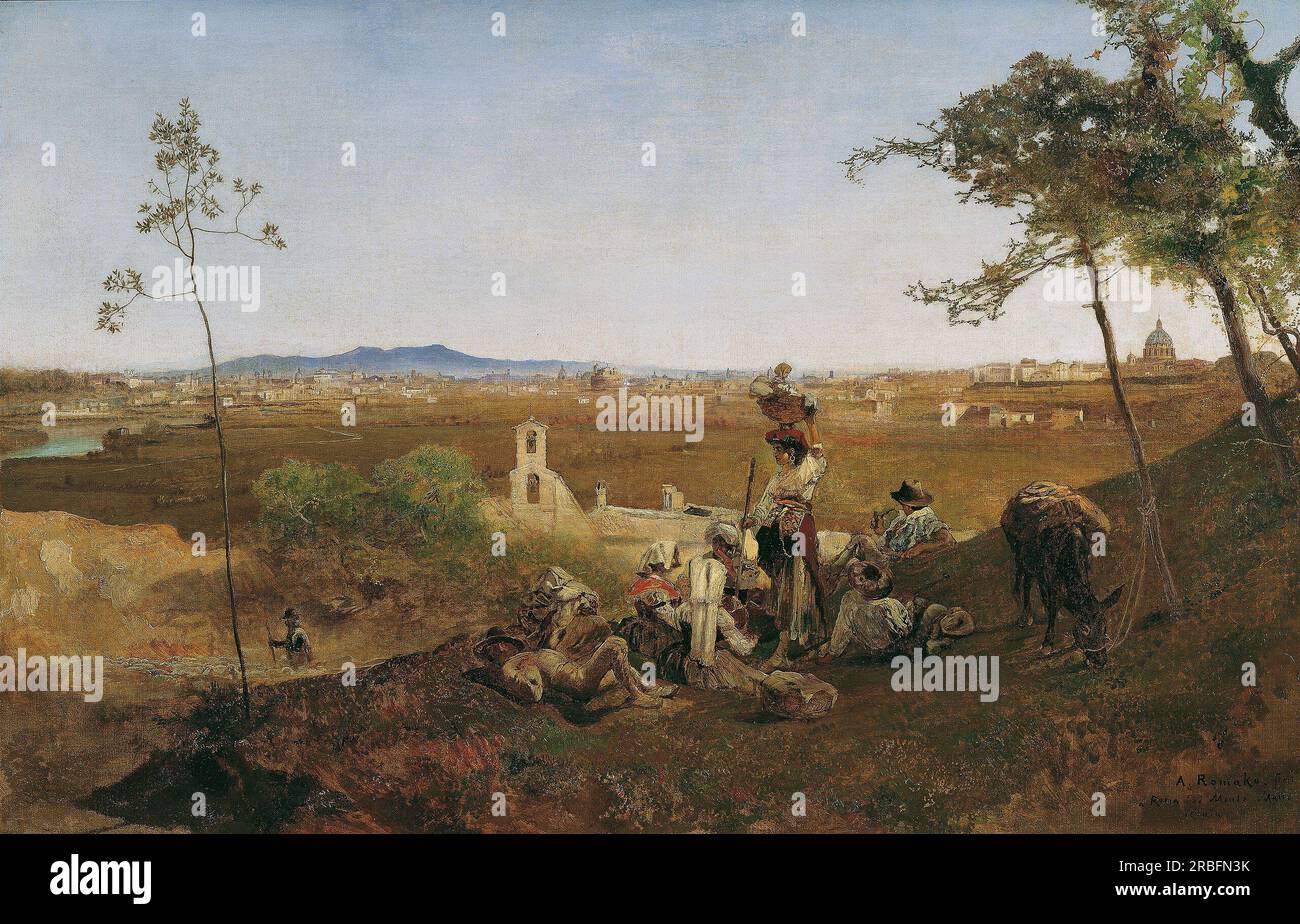 Monte mario canvas immagini e fotografie stock ad alta risoluzione - Alamy
