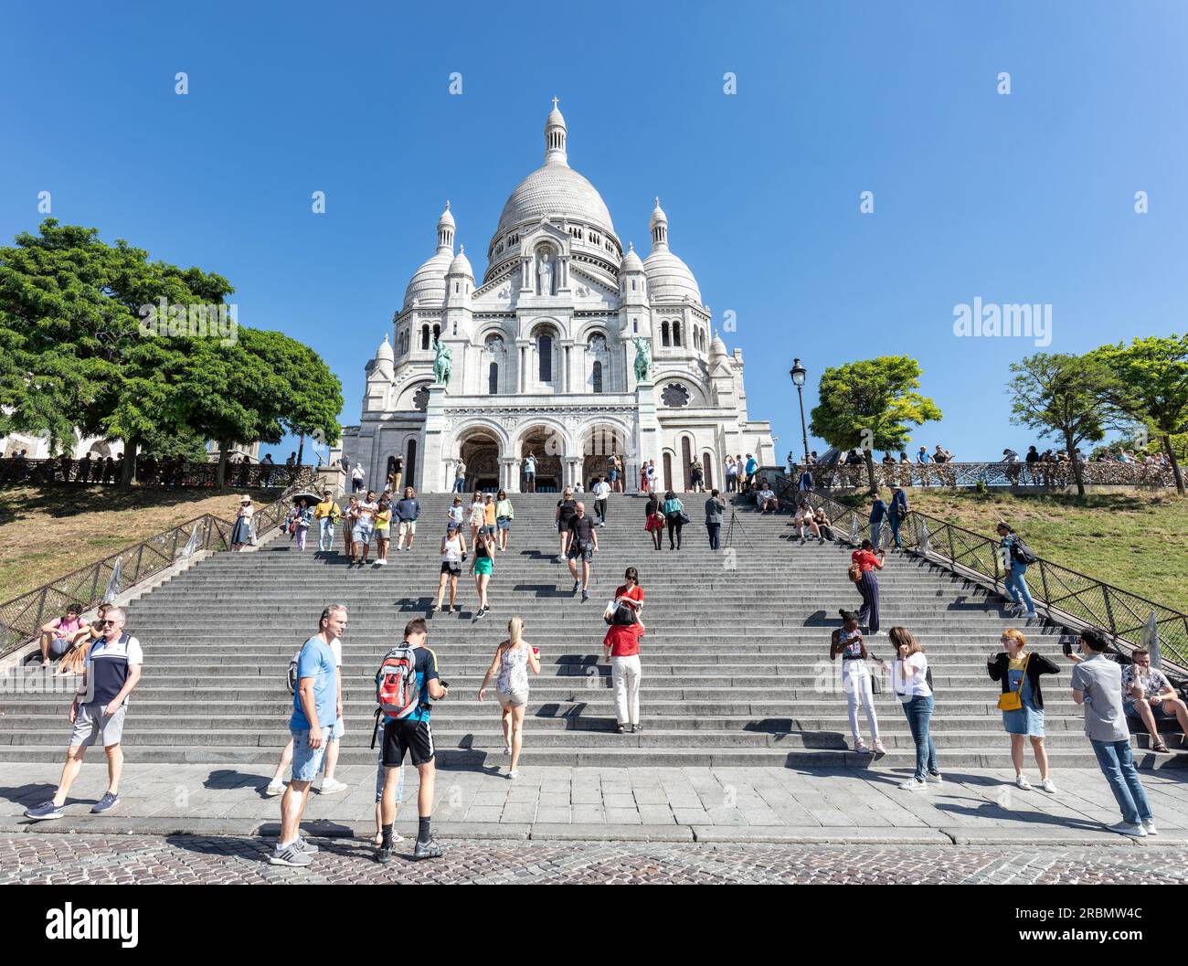 La Basilica del Sacro cuore di Montmartre o Basilica del Sacro cuore ...