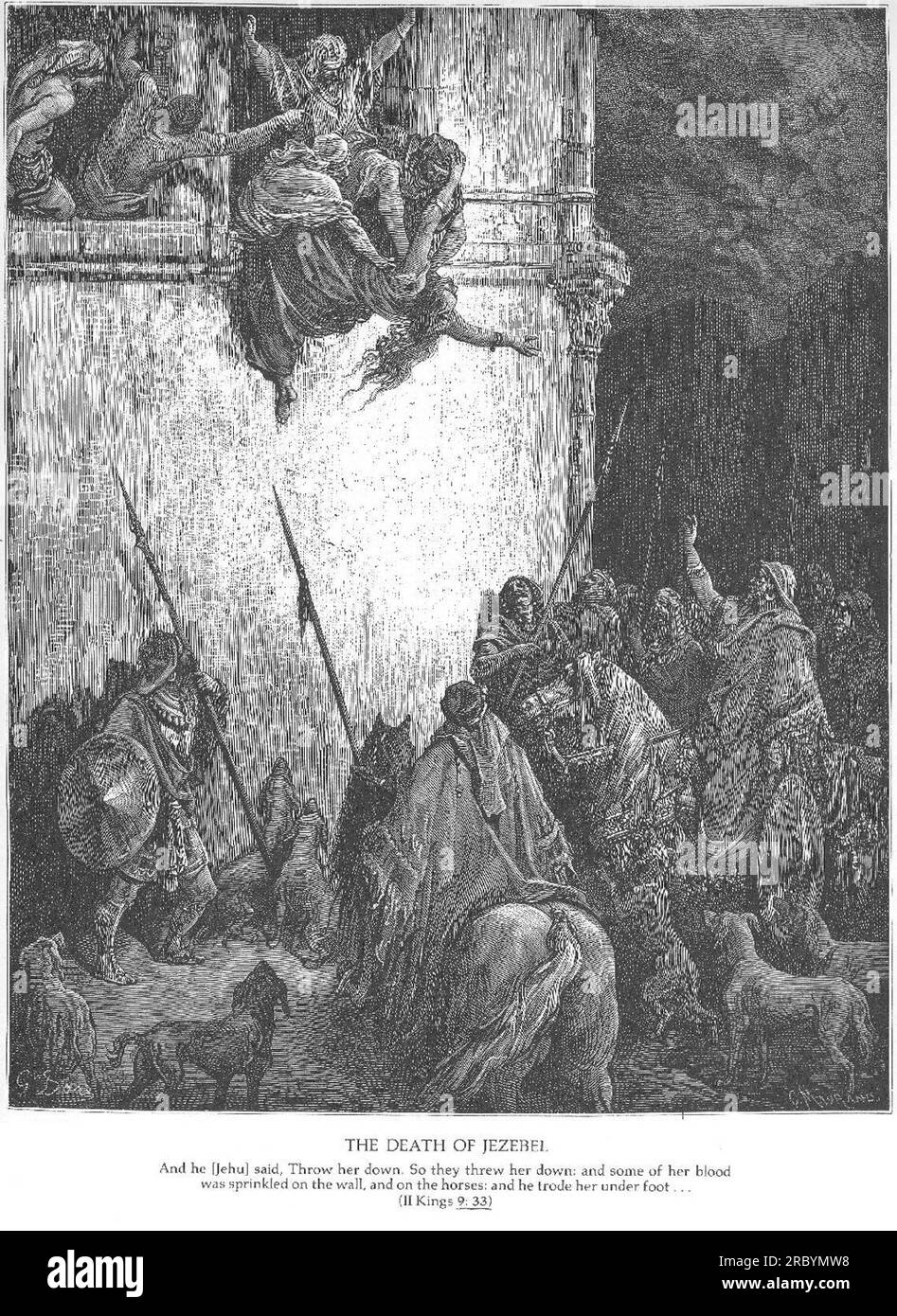 La morte di jezebel di gustave dore immagini e fotografie stock ad alta risoluzione - Alamy