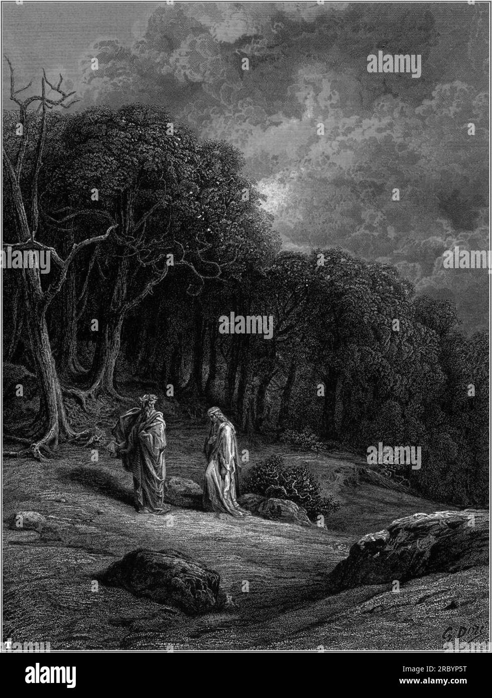 Idylls king illustration gustave dore immagini e fotografie stock ad alta risoluzione - Alamy