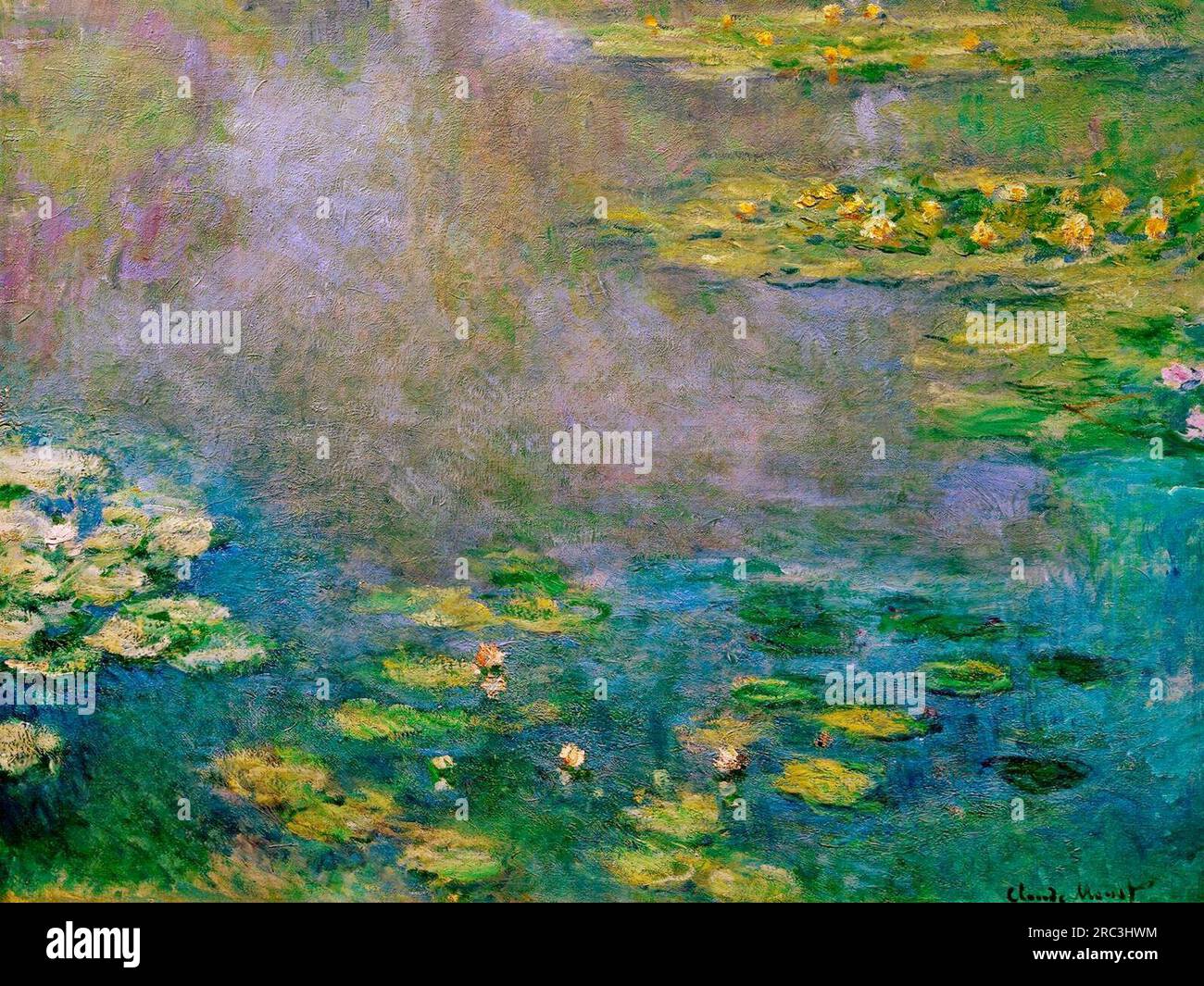 Water lilies claude monet 1906 immagini e fotografie stock ad alta ...