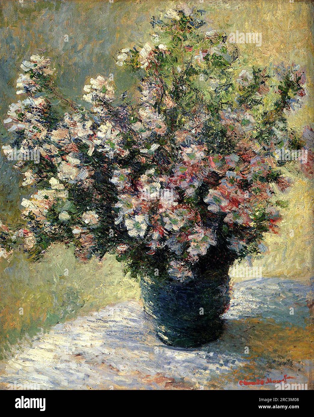 Vase of flowers by claude monet immagini e fotografie stock ad alta ...