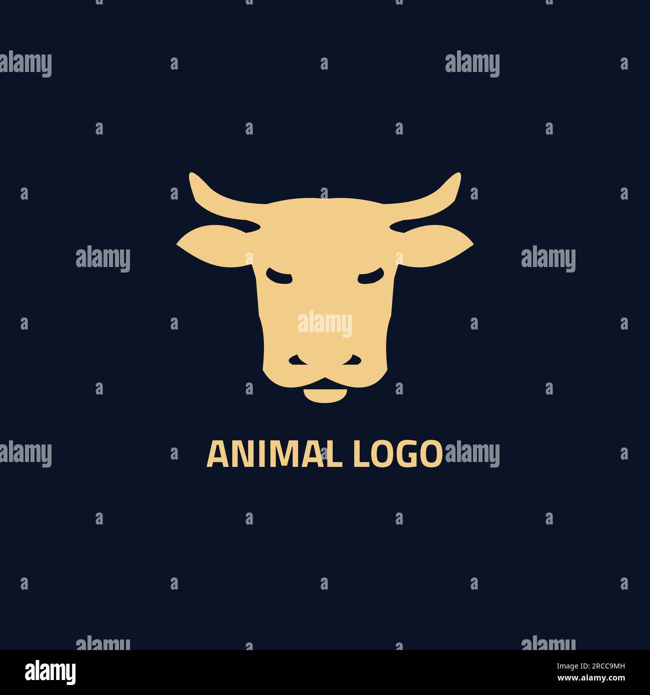 Muso di mucca Immagini Vettoriali Stock - Alamy