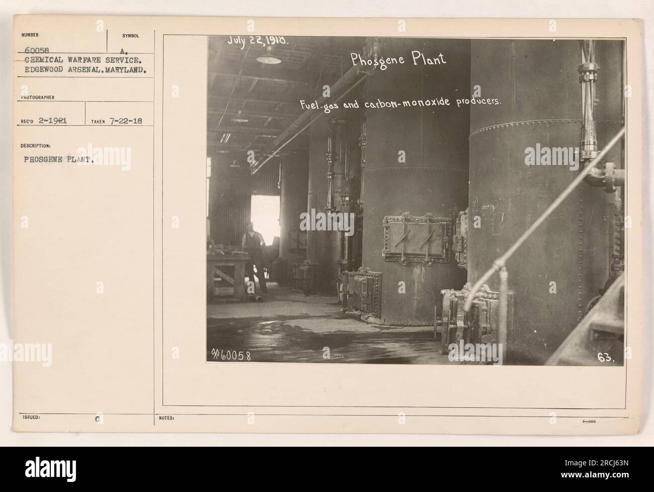Impianto a gas fosgene immagini e fotografie stock ad alta risoluzione ...
