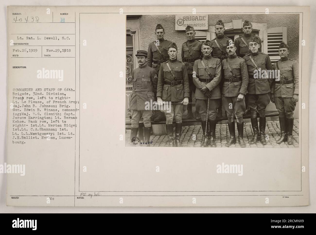 Brig gen edwin b winans immagini e fotografie stock ad alta risoluzione ...