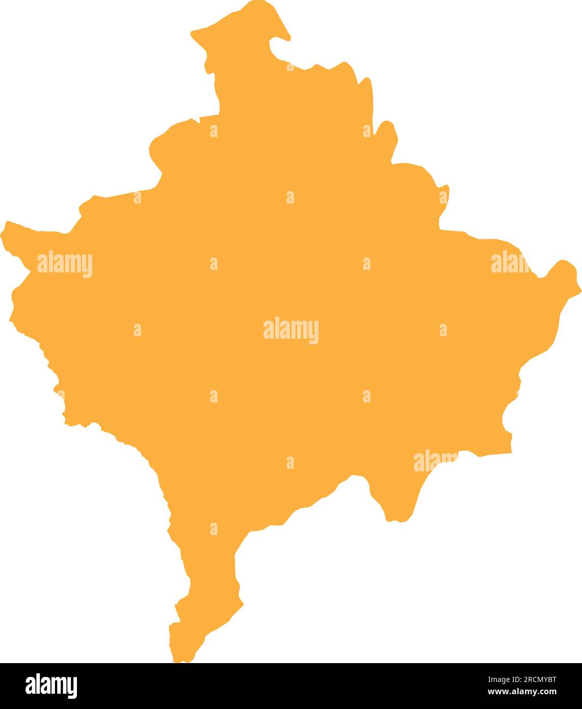 Mappa di kosovo Immagini Vettoriali Stock - Alamy