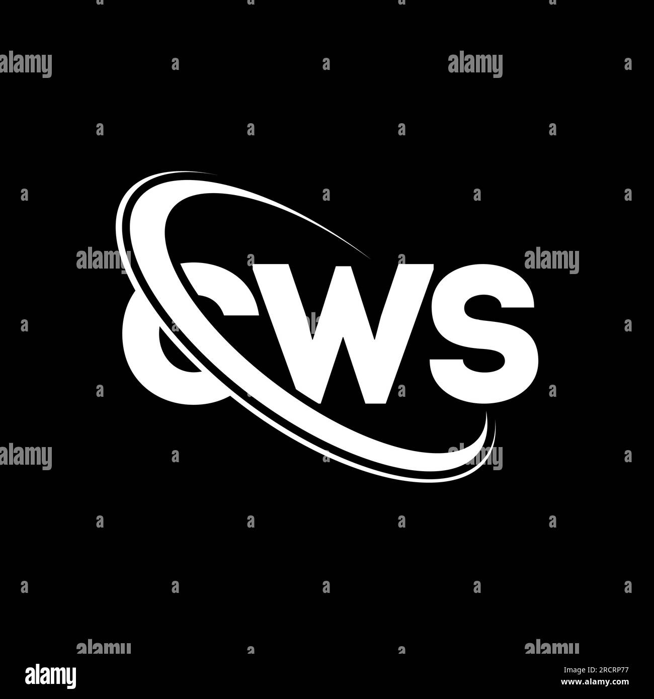 Logo CWS. Lettera CWS. Logo CWS Letter. Iniziali logo CWS associato a ...