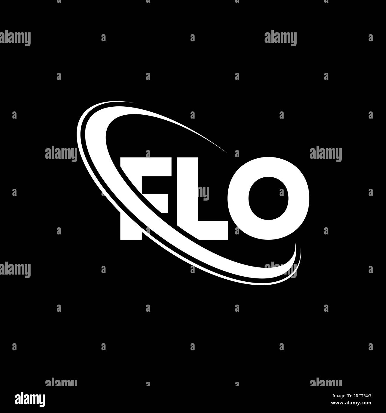 Flo logo minimalista Immagini Vettoriali Stock - Alamy