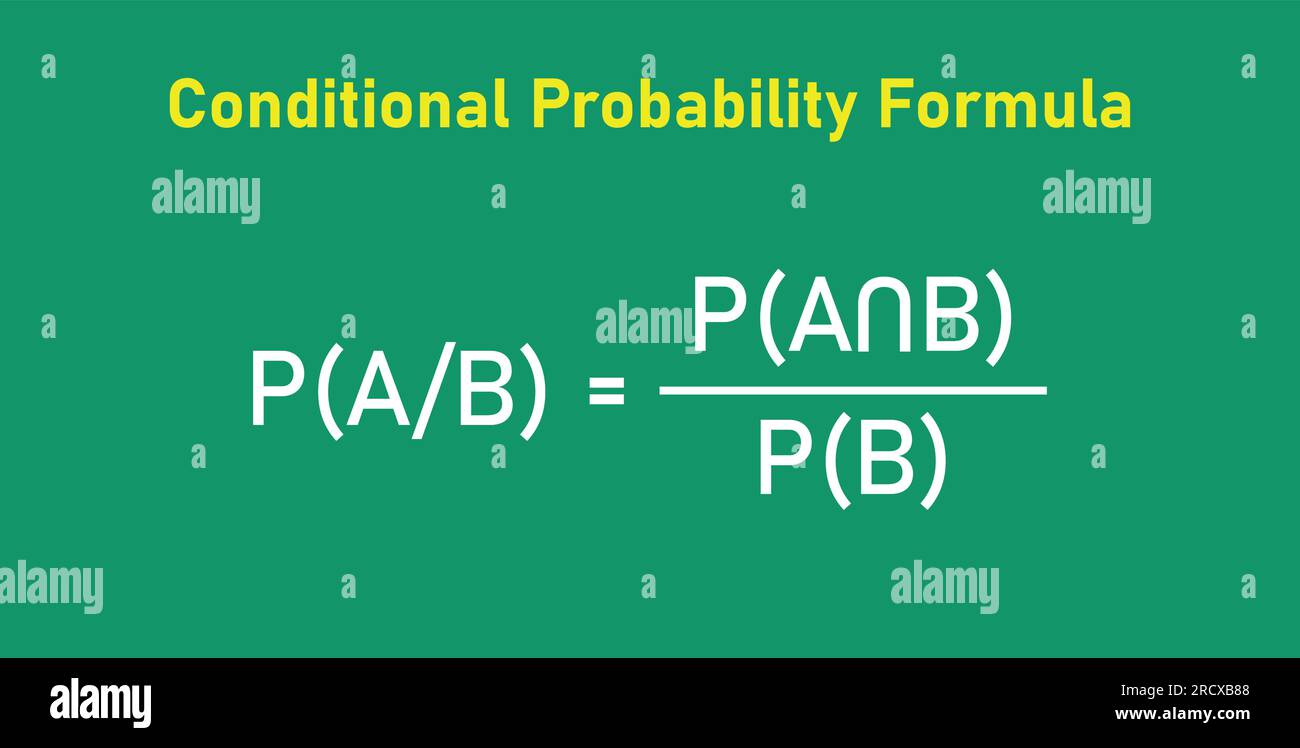 Formula del teorema di Bayes nella teoria della probabilità. Risorse ...
