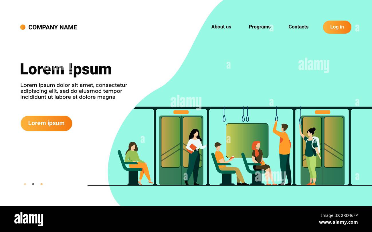 Corrimano del bus Immagini Vettoriali Stock - Alamy