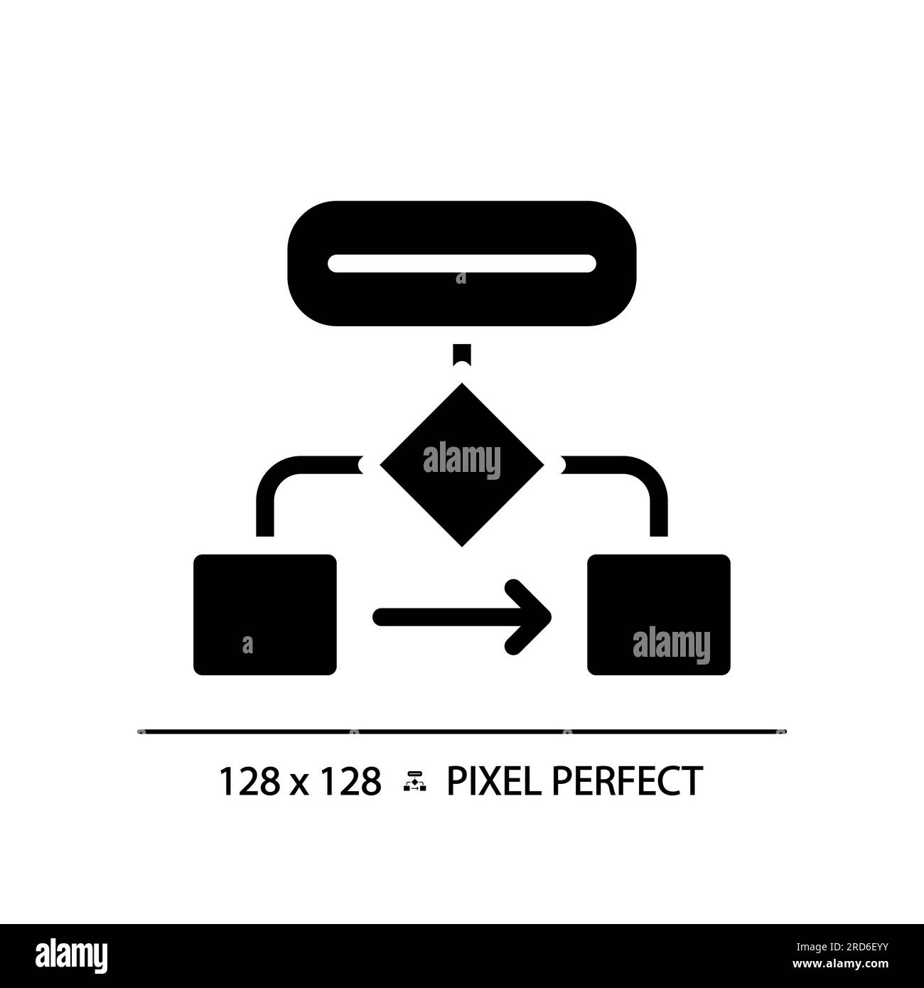 Diagrama de proceso de flujo Foto e Immagini Stock in Bianco e Nero - Alamy