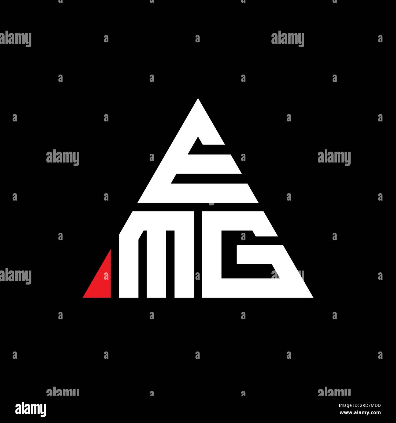 Monogramma emg Immagini Vettoriali Stock - Alamy