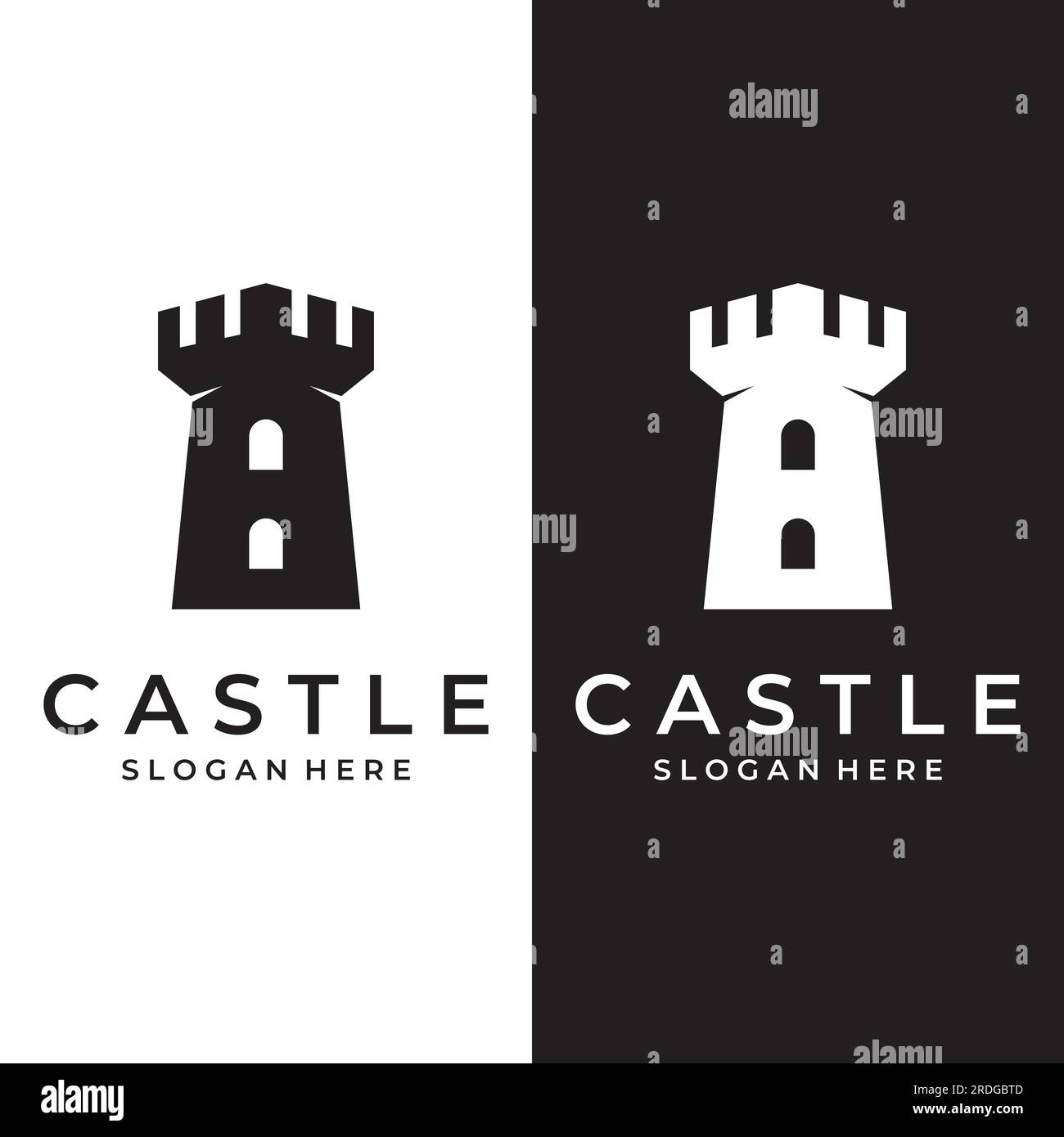 Nuova porta del castello Immagini Vettoriali Stock - Alamy