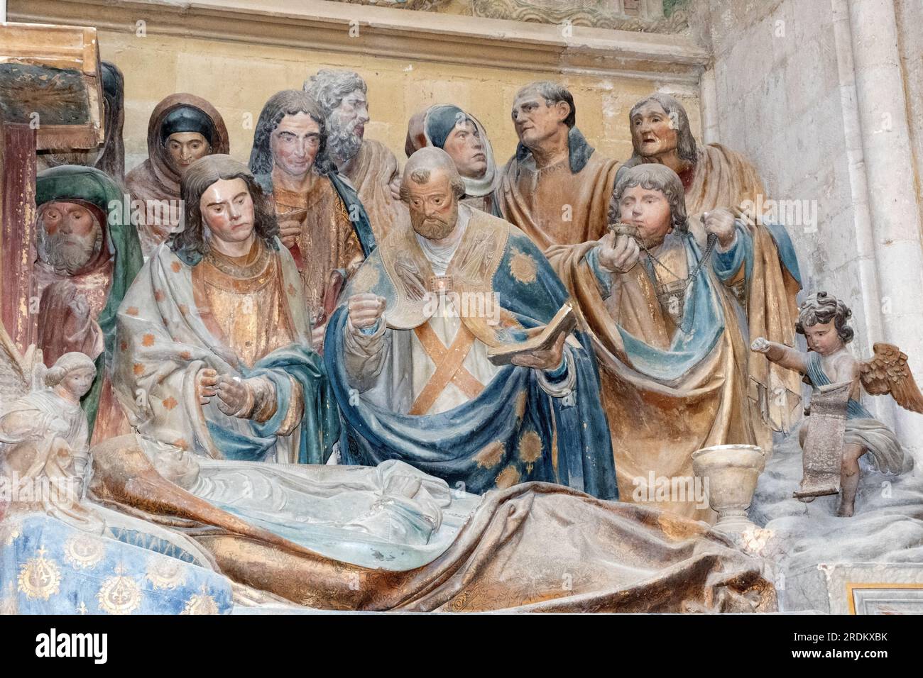 La Dormition de la Vierge, la morte della Vergine scultura, Abbazia di ...