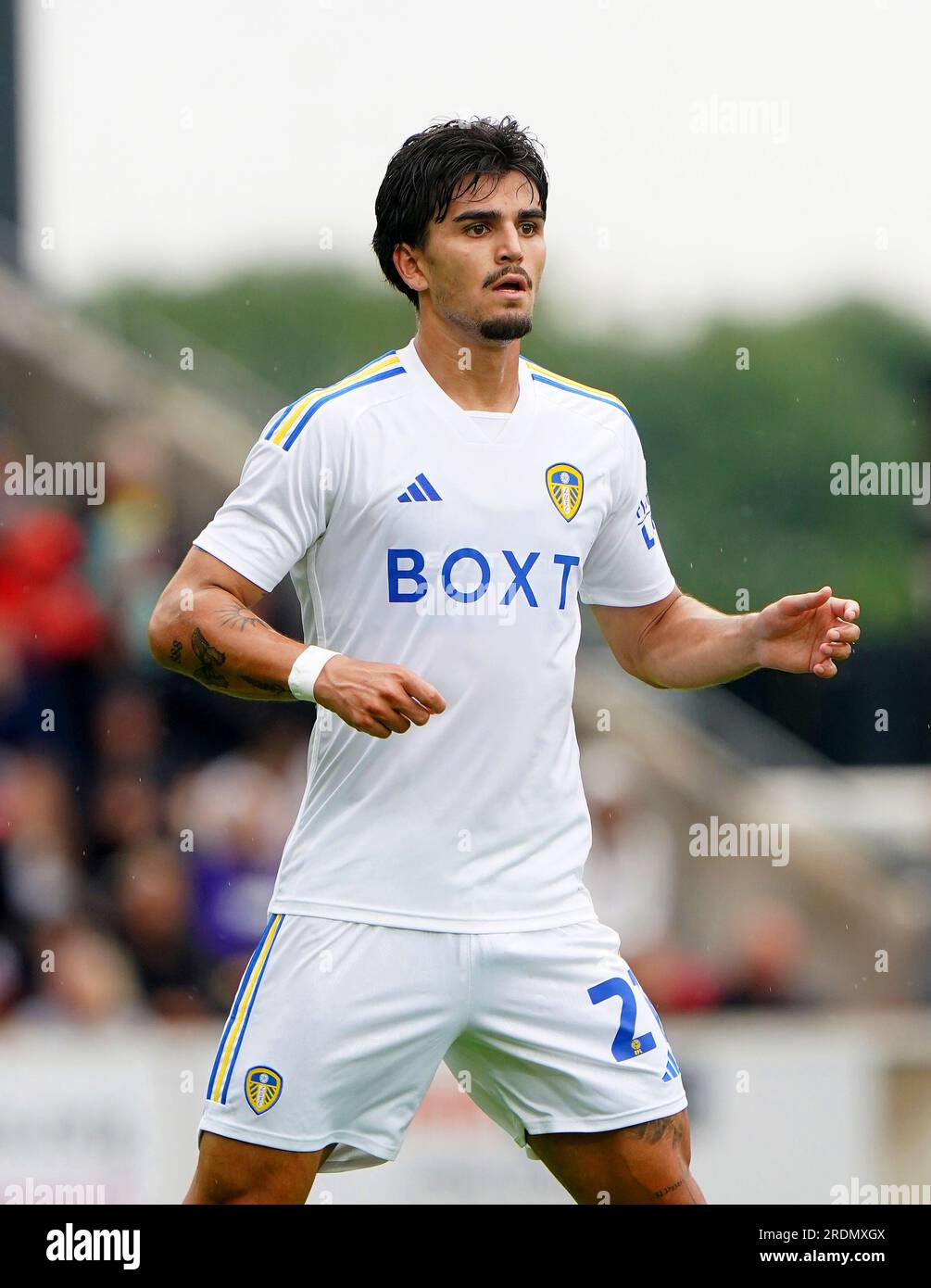Pascal Struijk del Leeds United durante la partita amichevole pre ...