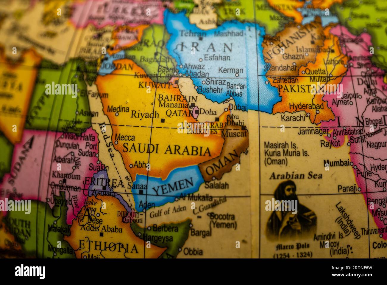 La sua mappa dettagliata dell'Arabia Saudita mostra i confini del paese ...