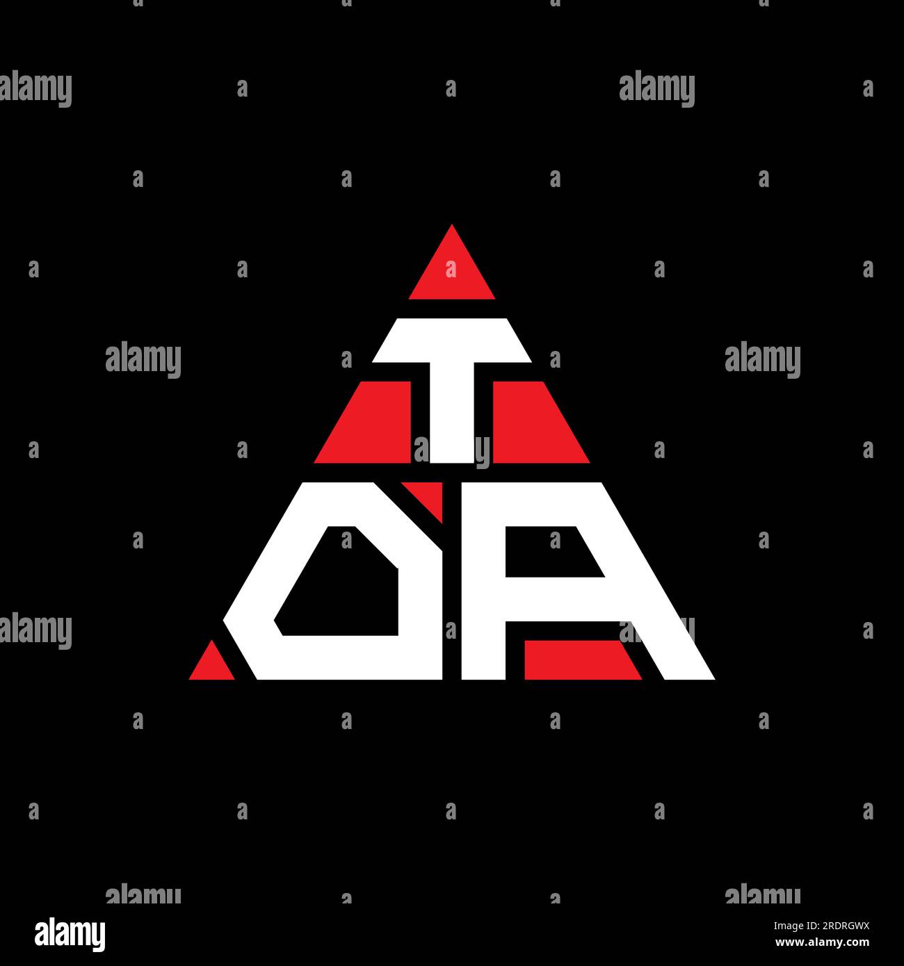 Toa triangolare Immagini Vettoriali Stock - Alamy