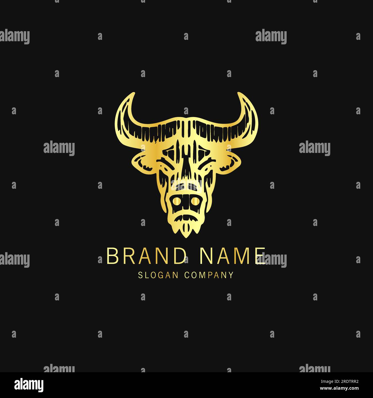 Logo Bull. Logo premium per Steakhouse, Steakhouse o macelleria. Mucca ...