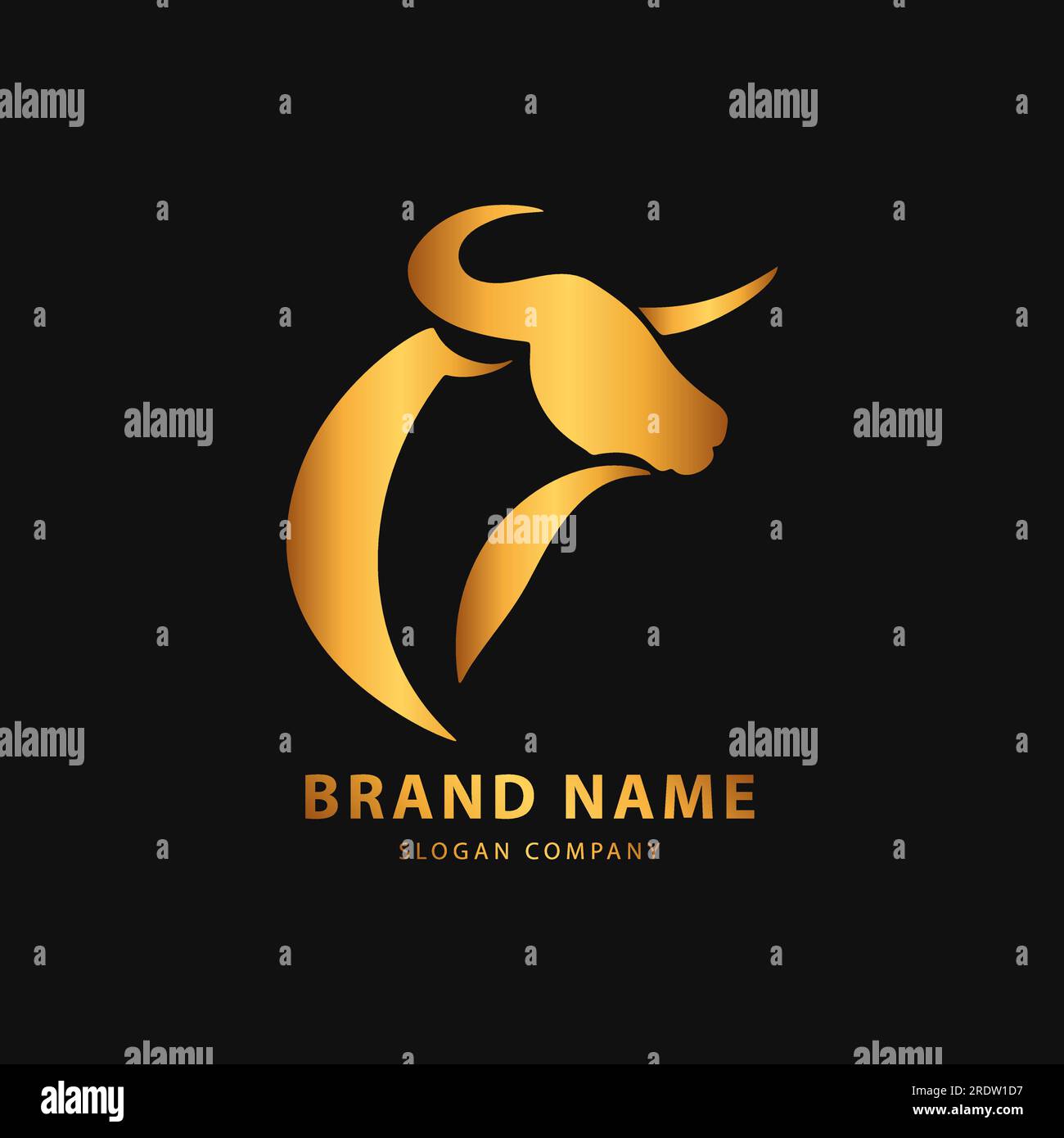 Logo Bull. Logo premium per Steakhouse, Steakhouse o macelleria. Mucca ...