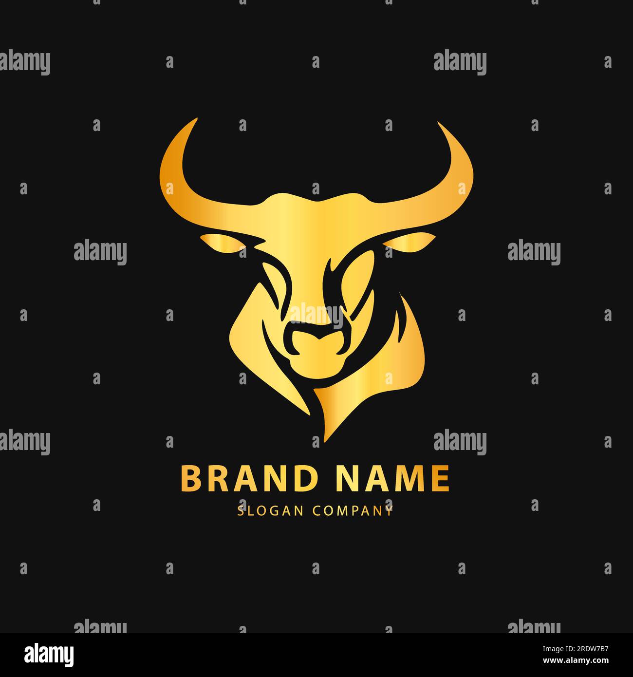 Logo Bull. Logo premium per Steakhouse, Steakhouse o macelleria. Mucca ...